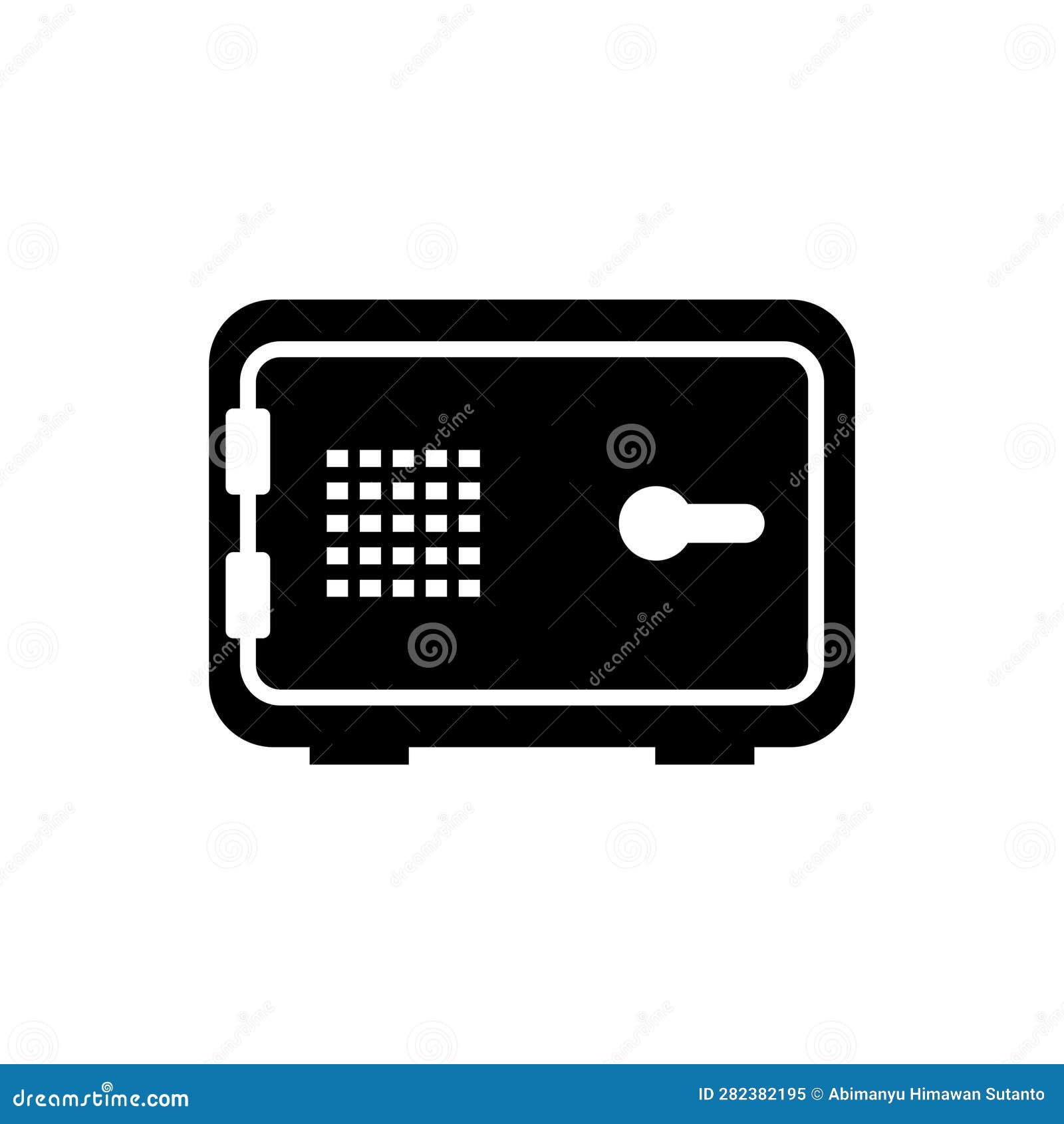 Vault icon vector stock vector. Illustration of safety - 282382195