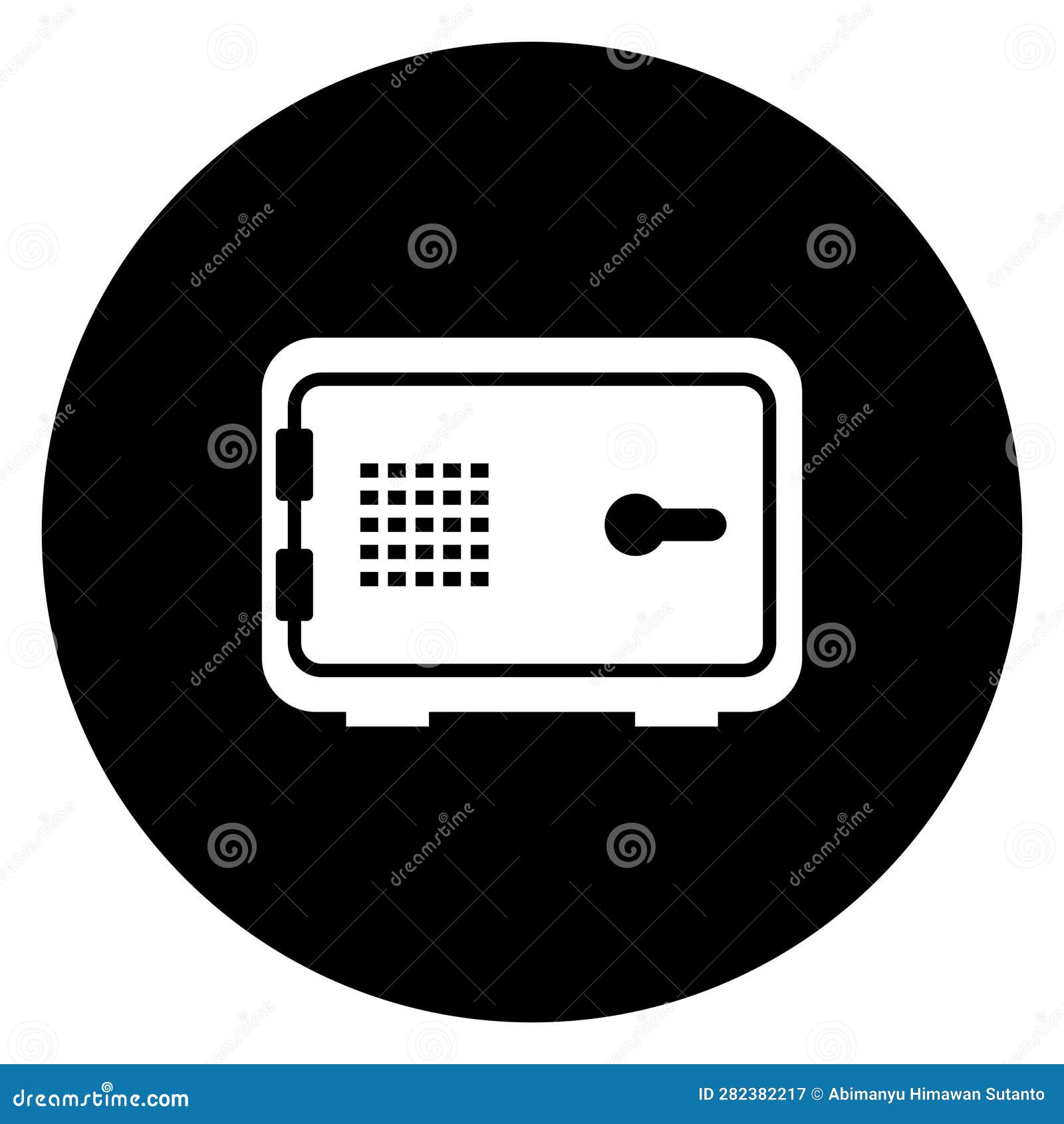 Vault icon vector stock vector. Illustration of banking - 282382217