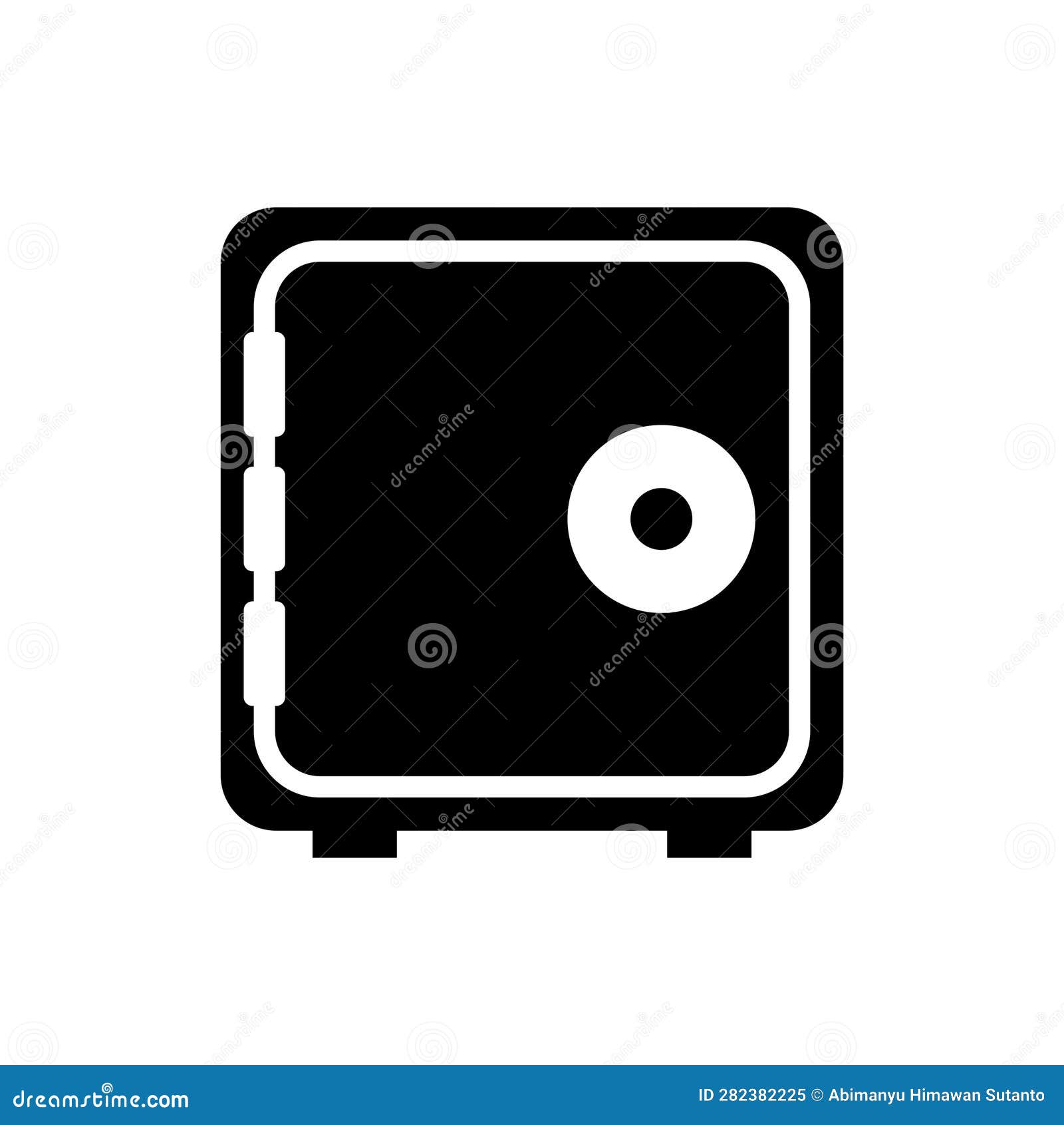 Vault icon vector stock vector. Illustration of door - 282382225
