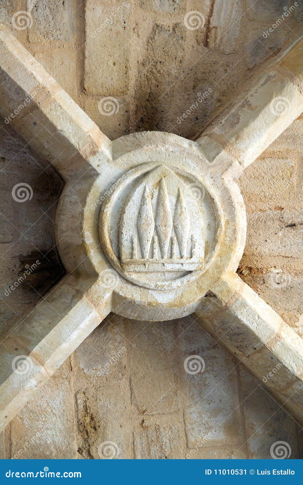 Vault keystone stock image. Image of chapel, sculpture - 11010531