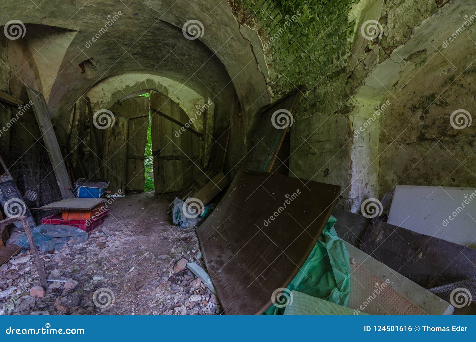 Vault in old castle stock photo. Image of architecture - 124501616