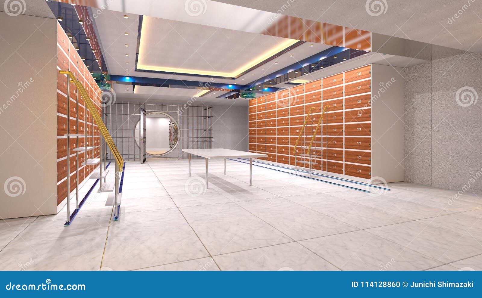 Vault room stock photo. Image of gold, gilt, locksmith - 114128860
