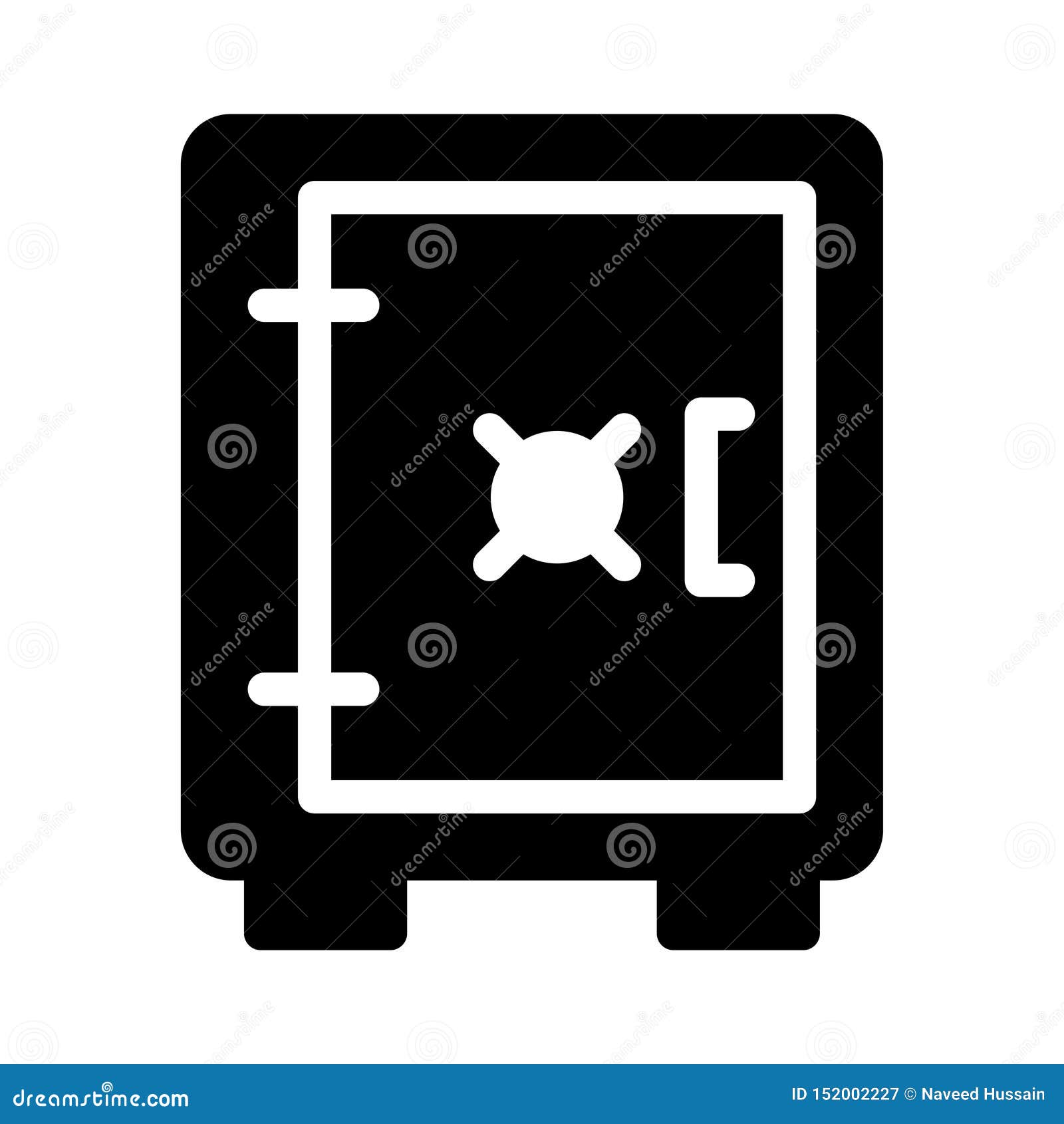Vault Glyph Flat Vector Icon Stock Vector - Illustration of mobile ...
