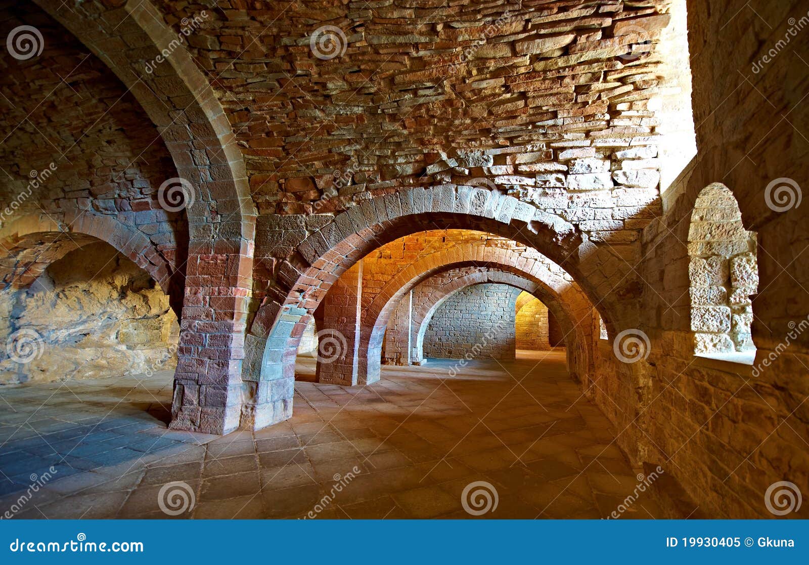 Vaulted Dungeon stock image. Image of historic, landmark - 19930405