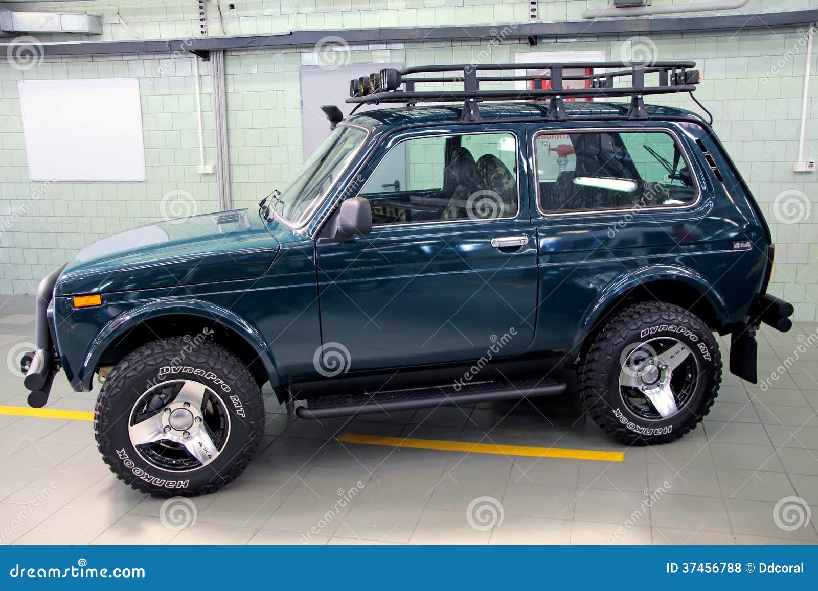 VAZ Lada Niva 4x4 jeep editorial stock photo. Image of hatchback - 37456788