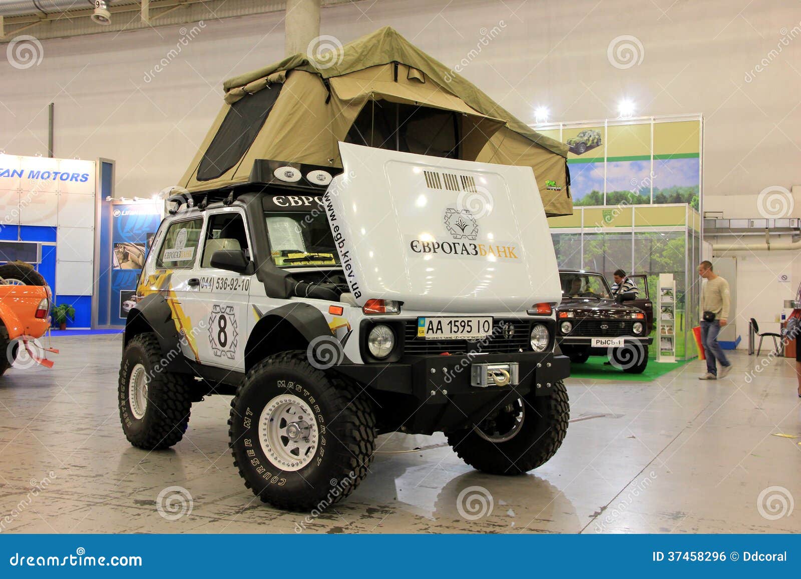 VAZ Lada Niva 4x4 jeep editorial photo. Image of automobile - 37458296