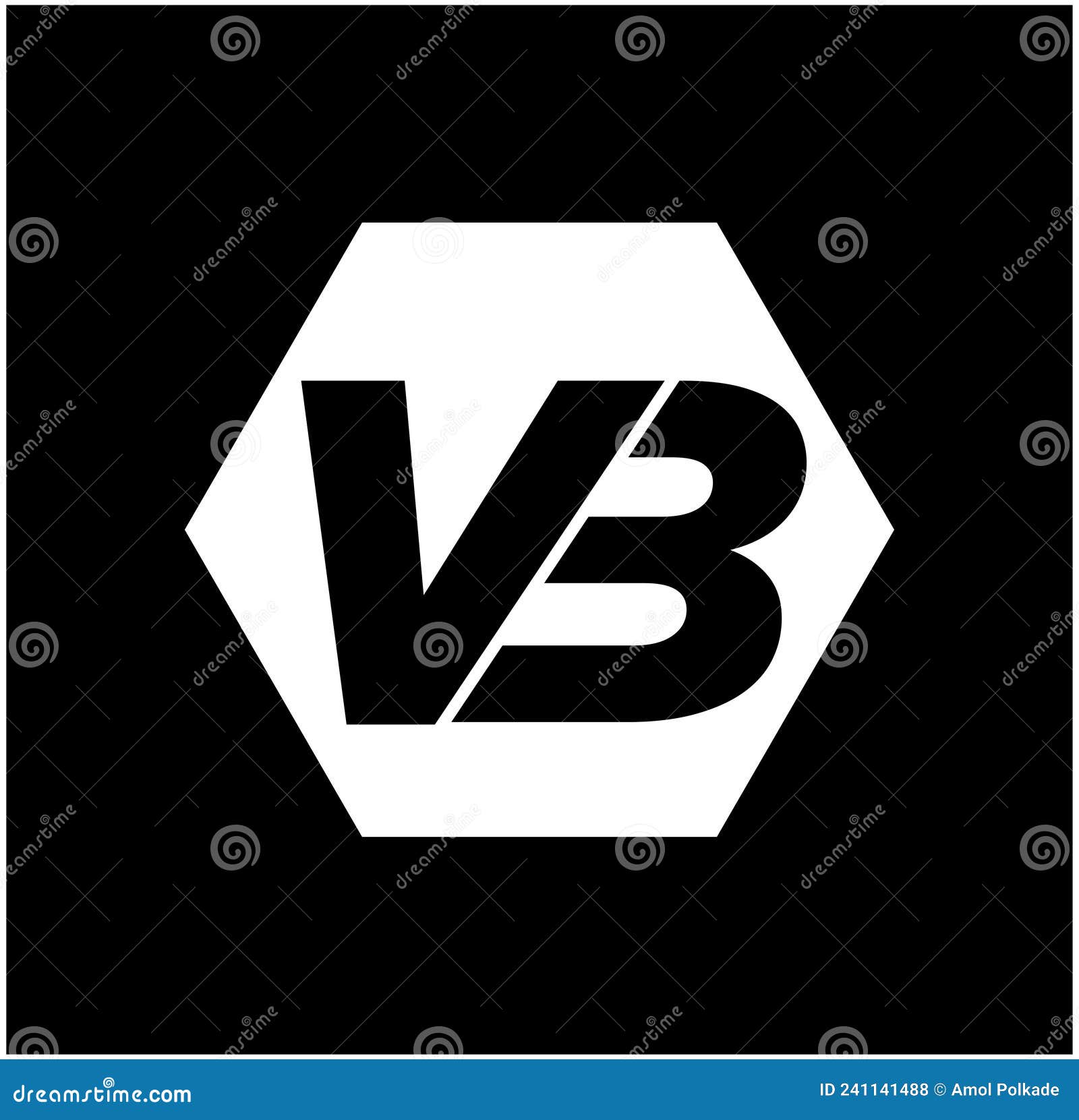 VB Brand Name Initial Letters Monogram. VB Symbol Stock Vector ...