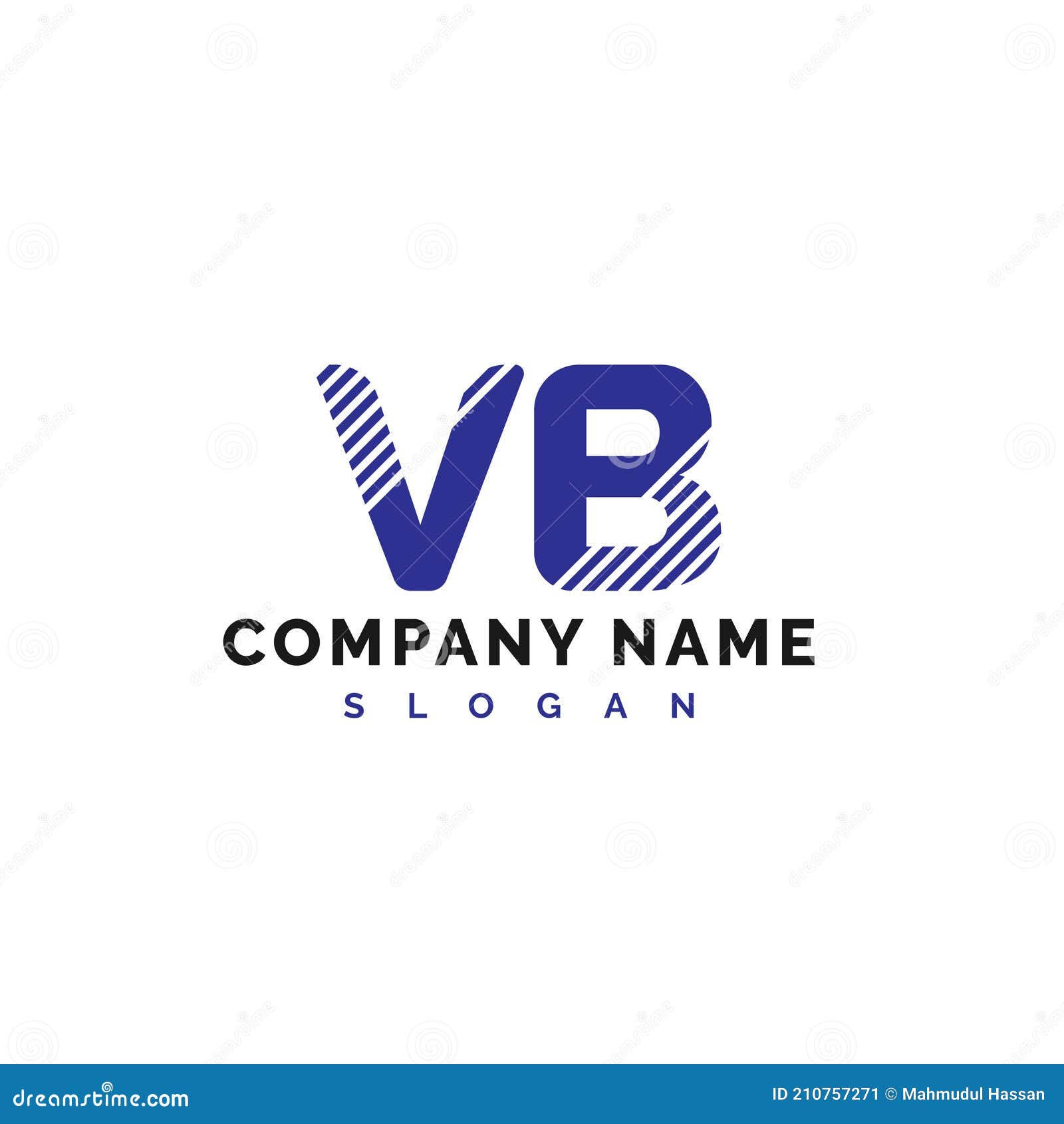 VB Letter Logo Design. VB Letter Logo Vector Illustration - Vector ...