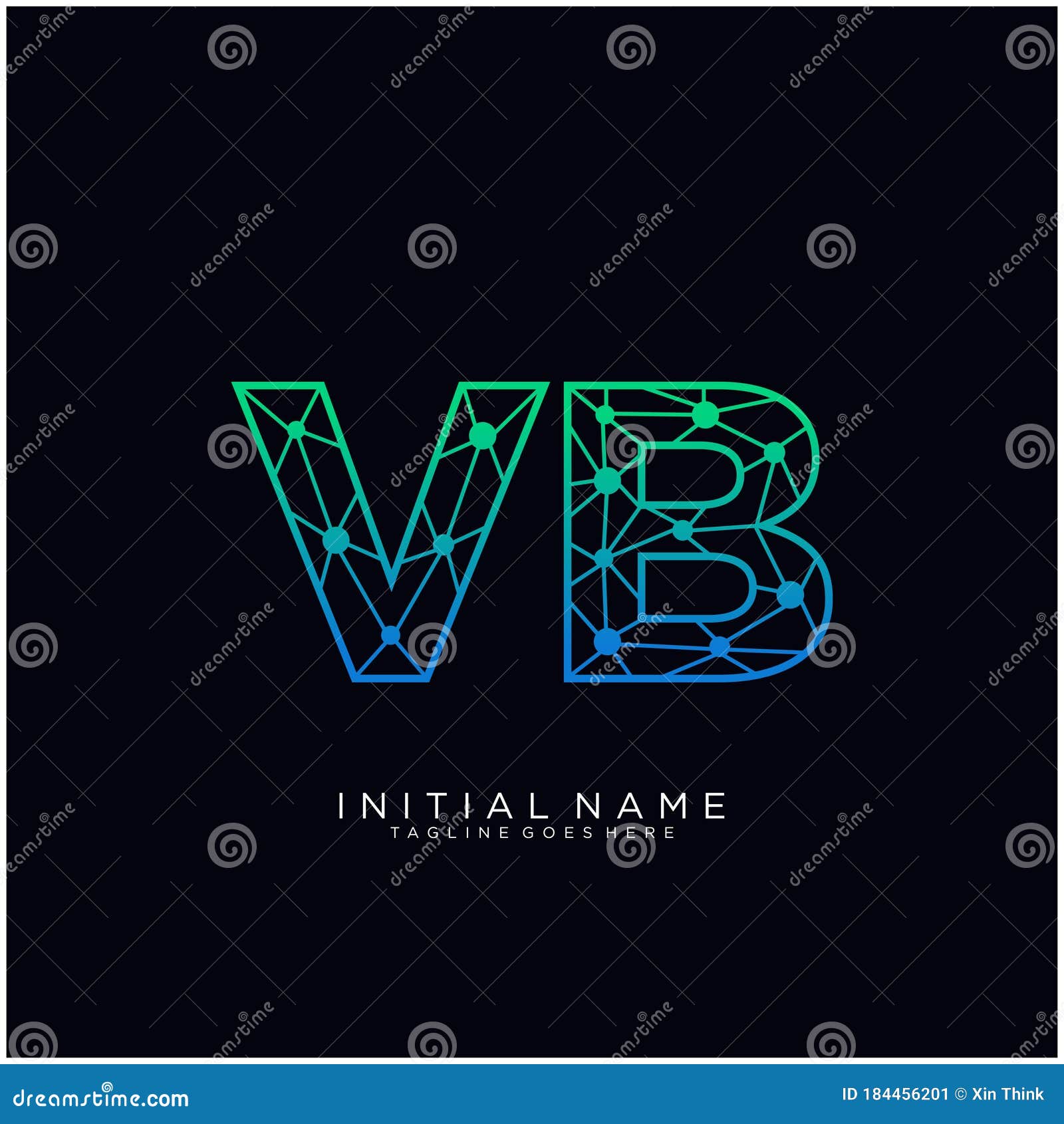 VB Letter Logo Icon Design Template Elements Stock Vector ...