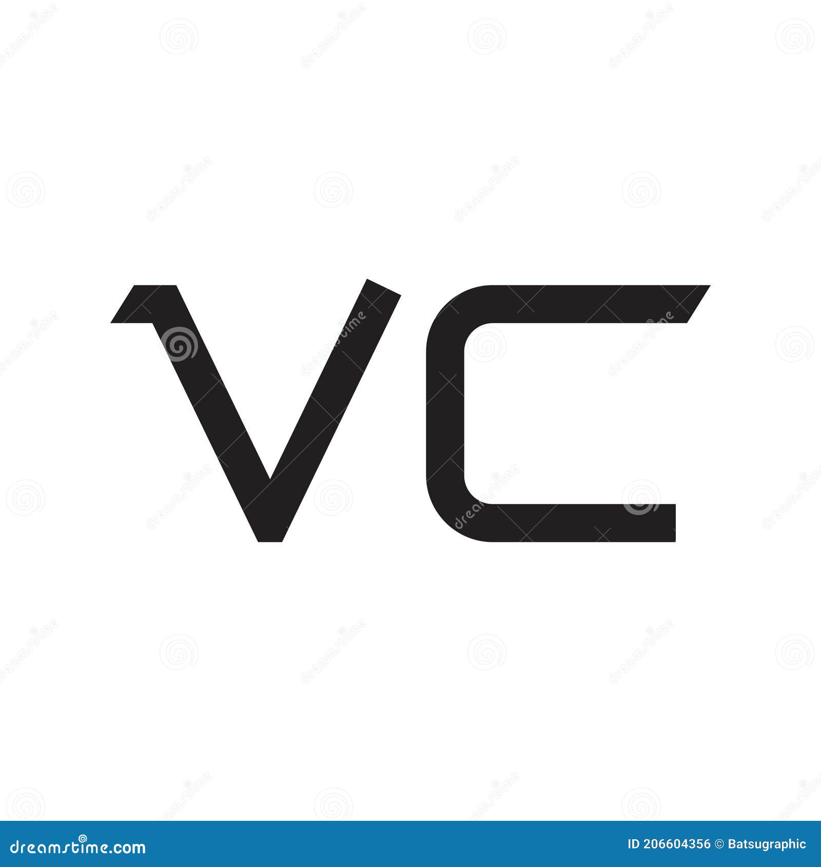 Vc Initial Letter Vector Logo Icon Stock Vector - Illustration of sign ...