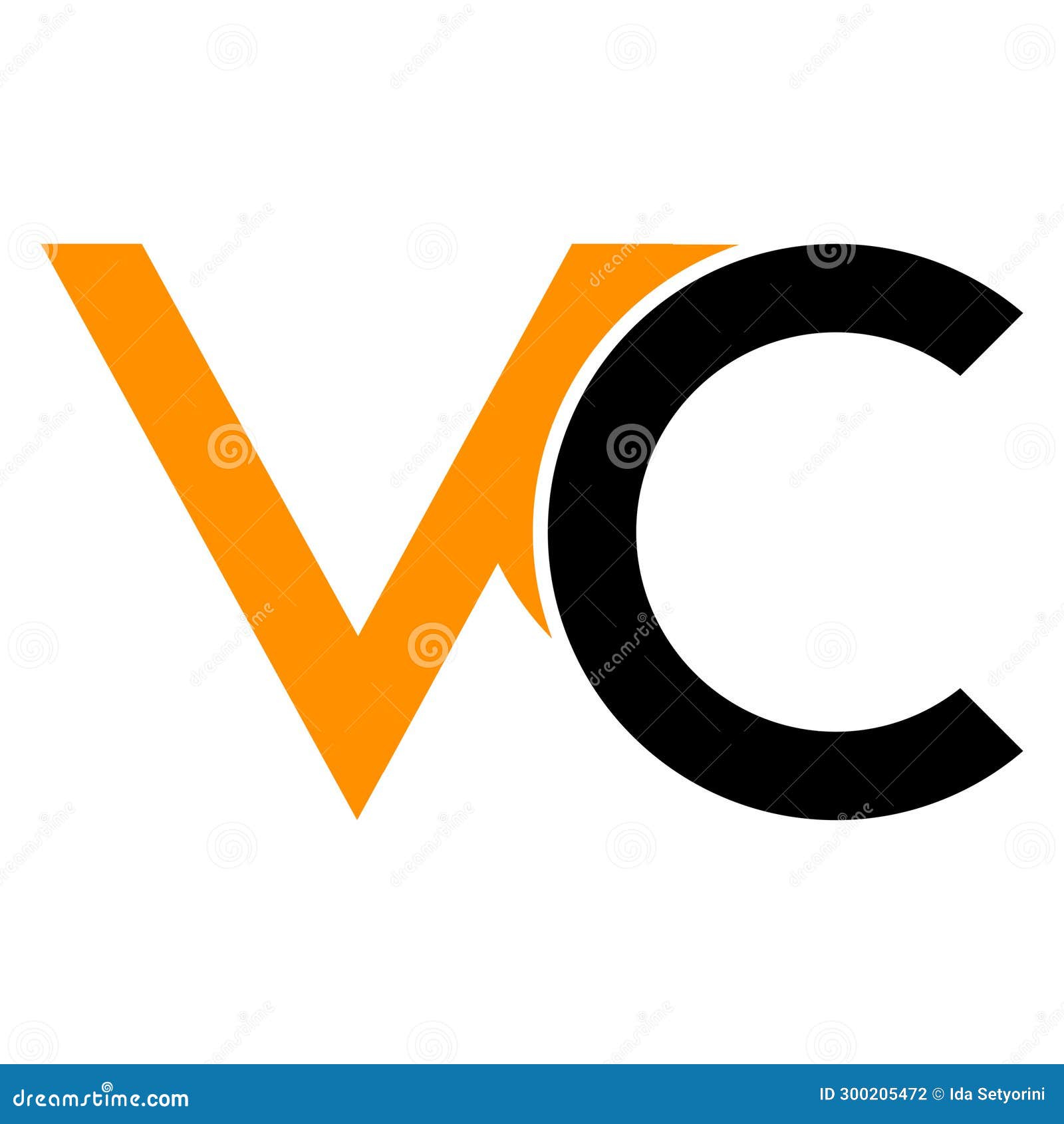 Vc letter logo vector stock illustration. Illustration of capital ...