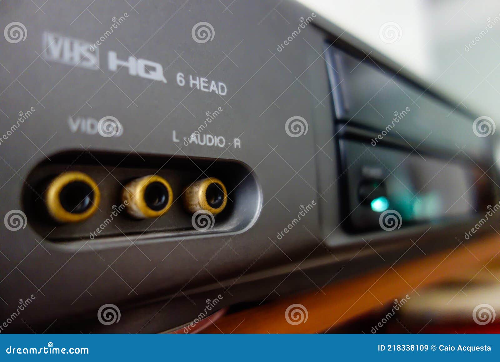 VCR Timer Display, Video Cassette Recorder Front Stock Image - Image of ...