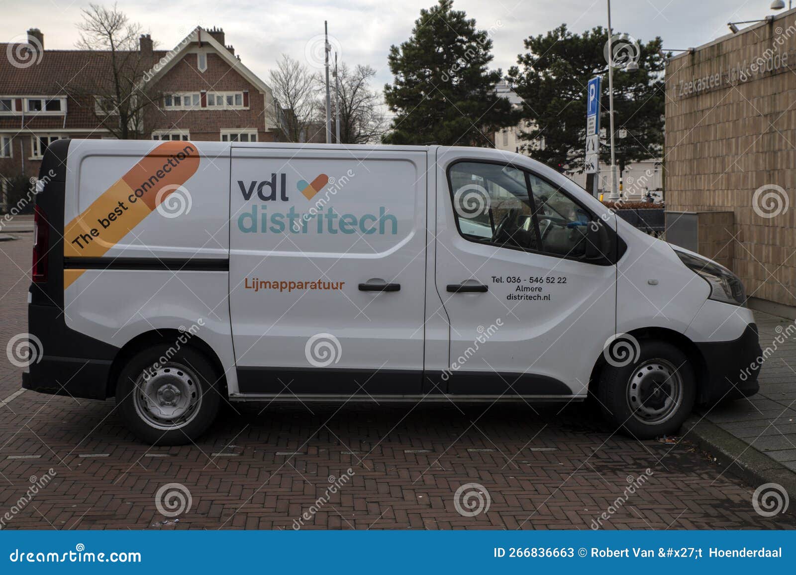 VDL Distritech Company Van at Amsterdam the Netherlands 1-1-2023 ...