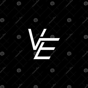 VE Logo, VE Monogram, Initial VE Logo, Letter VE Logo, Icon, Vector ...