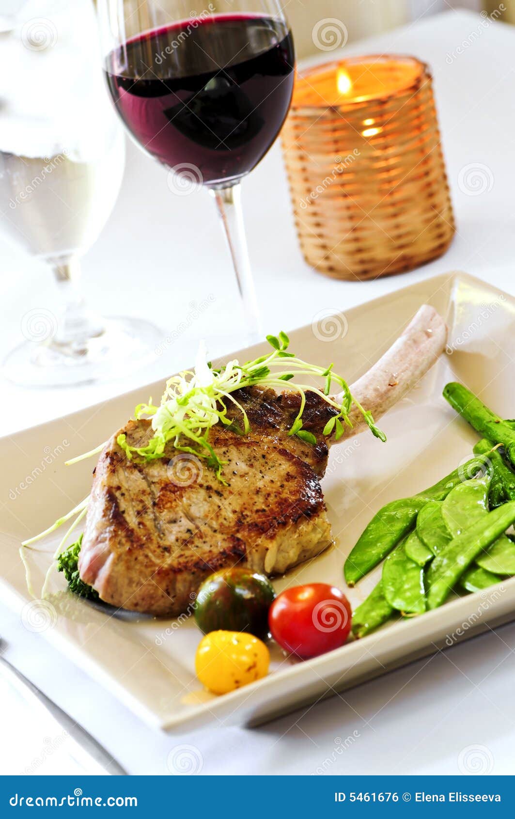 Veal dinner stock photo. Image of eating, prepared, dish - 5461676