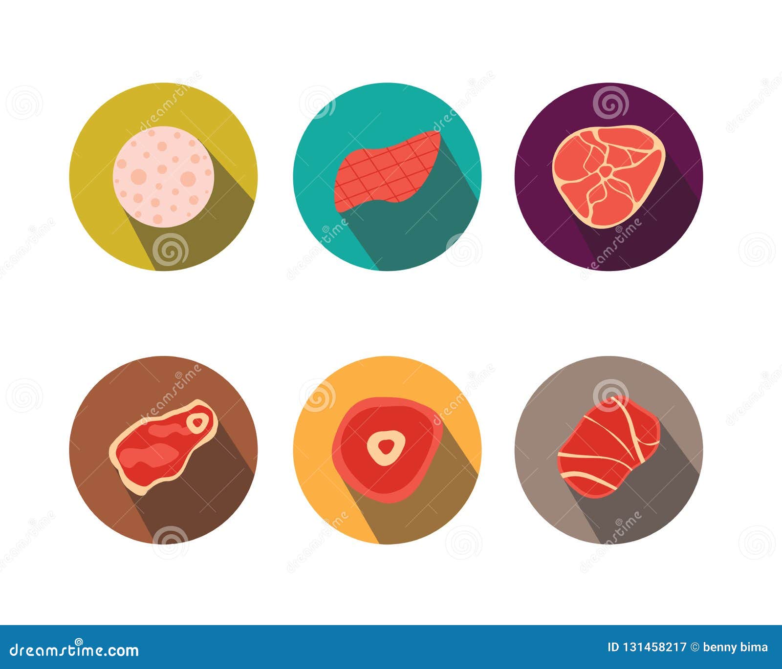 Veal icon vector 1 stock vector. Illustration of isolated - 131458217