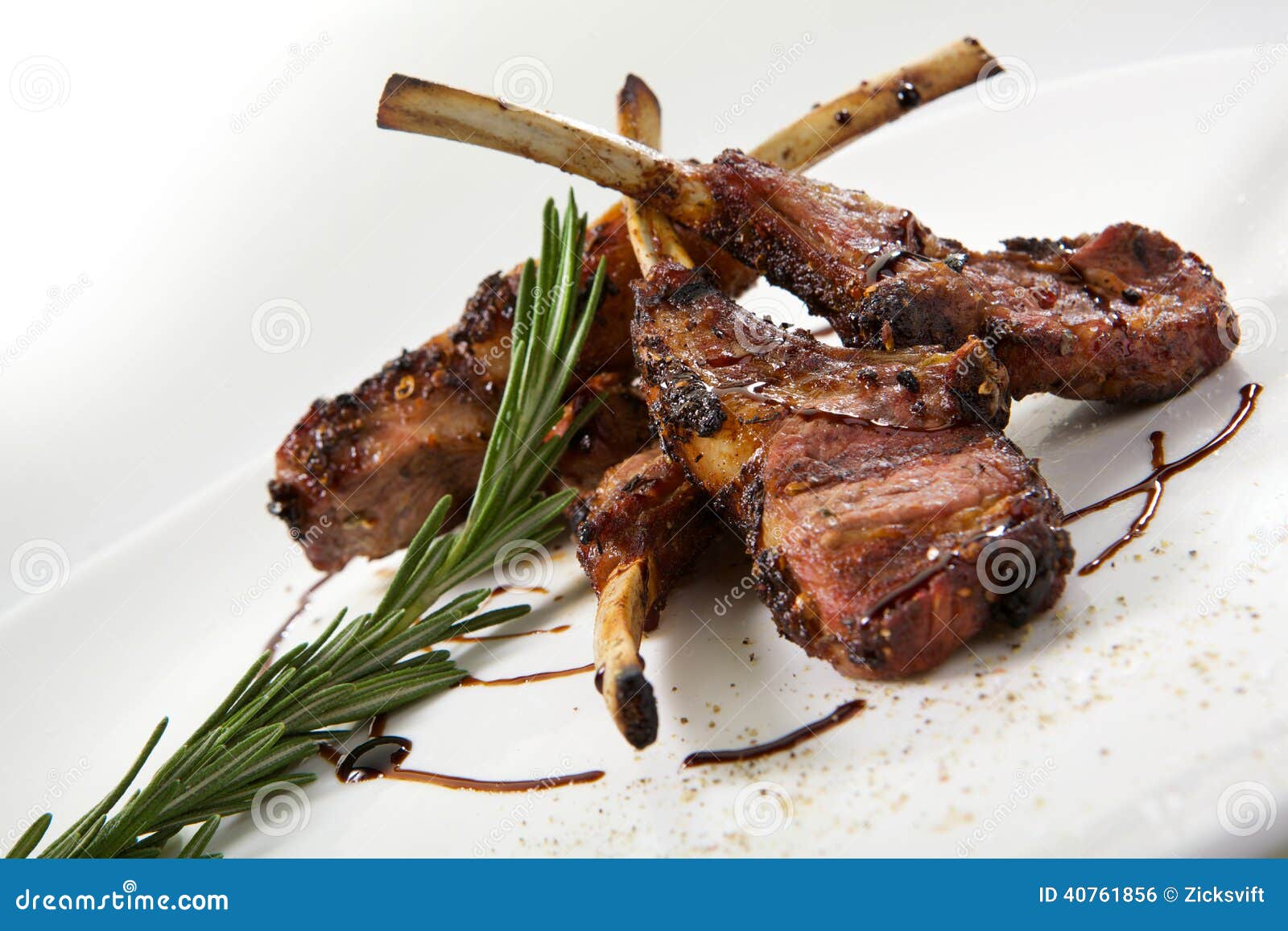 Veal ribs stock photo. Image of gourmet, meat, grill - 40761856