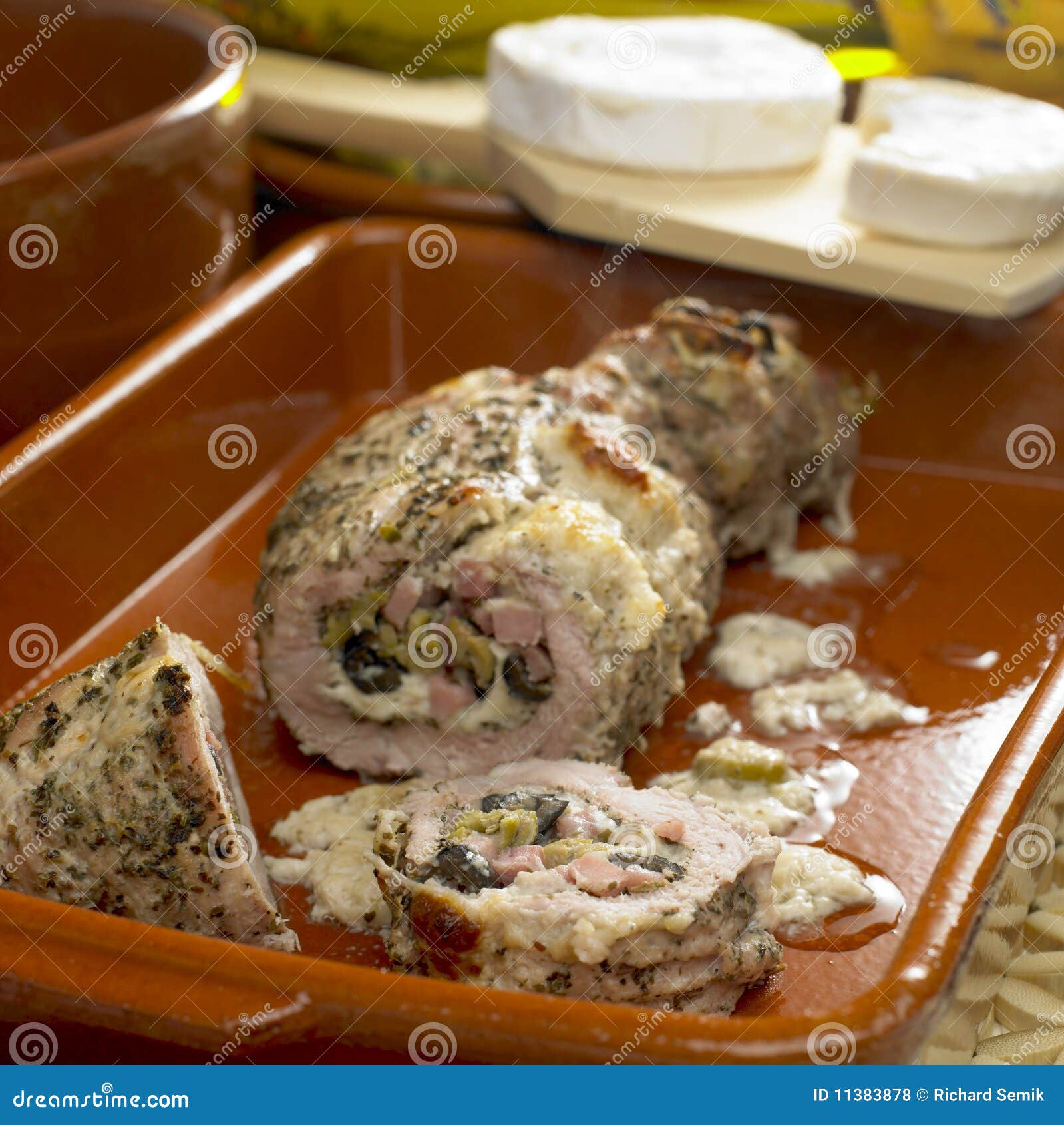 Veal roll stock photo. Image of rolls, dish, foodstuff - 11383878