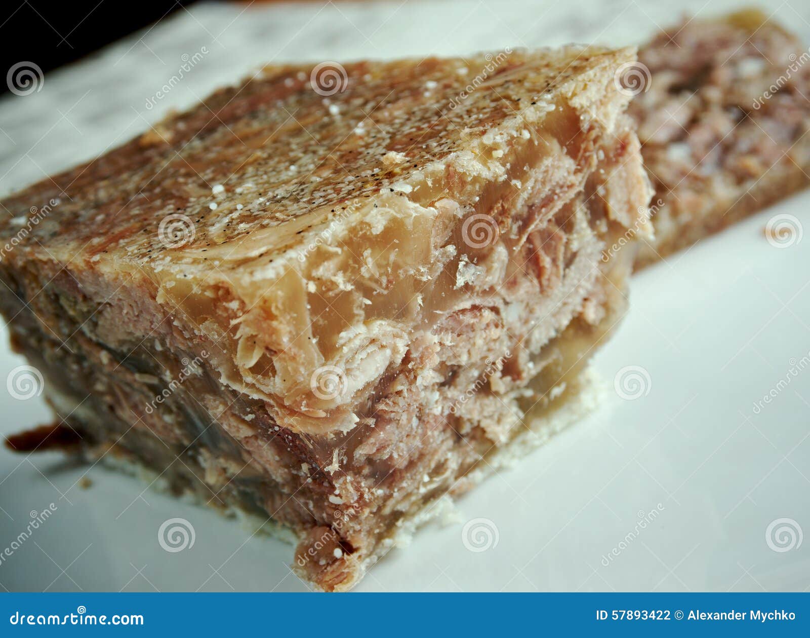 Veau en gelée photo stock. Image du gelée, traditionnel - 57893422