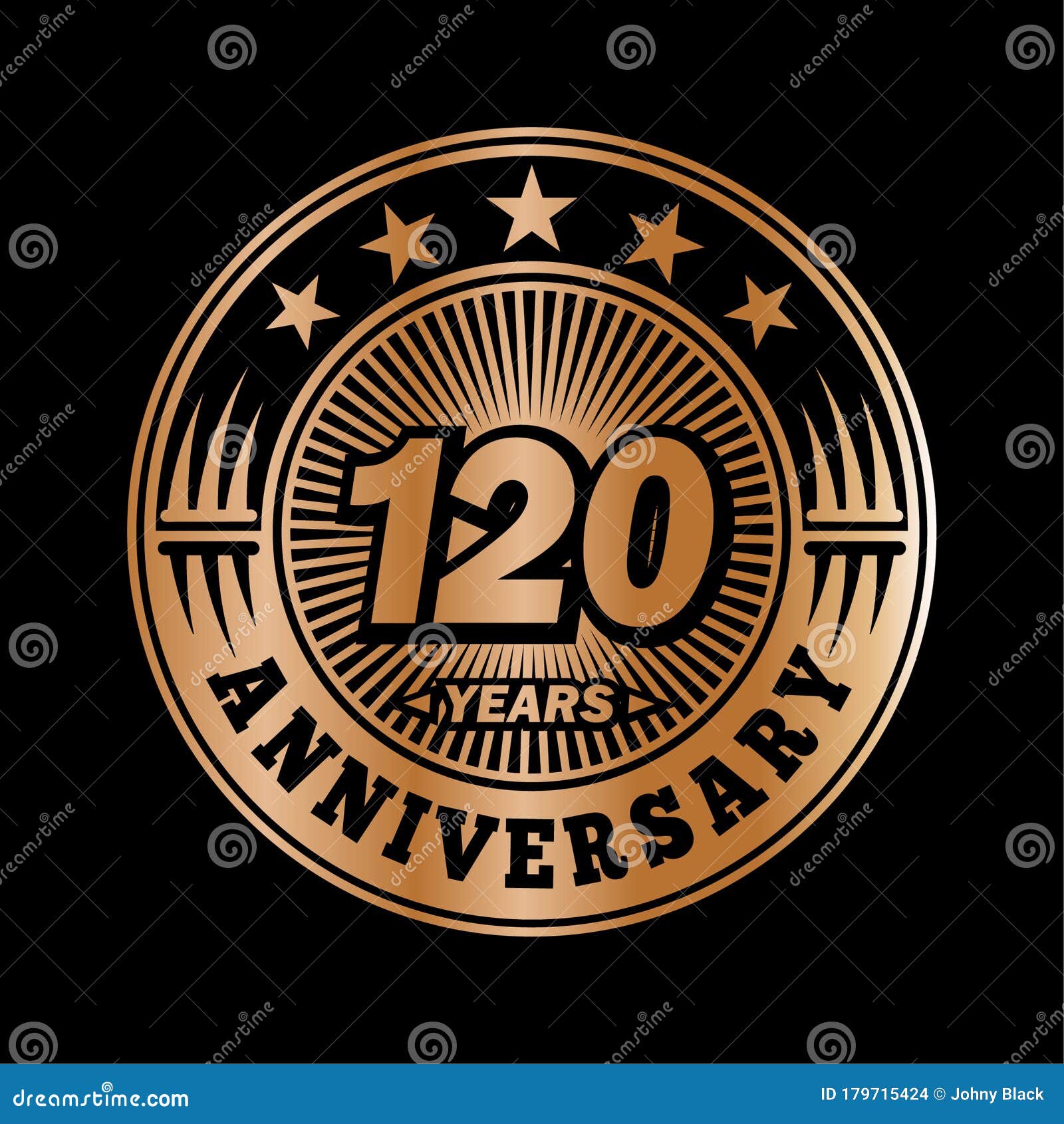 120 Years Anniversary Celebration. 120th Anniversary Logo Design ...