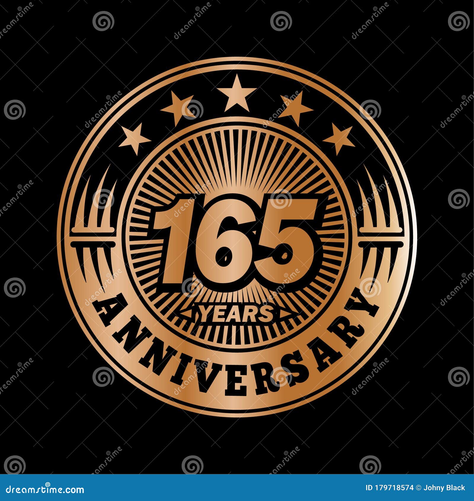 165 Years Anniversary Celebration. 165th Anniversary Logo Design ...
