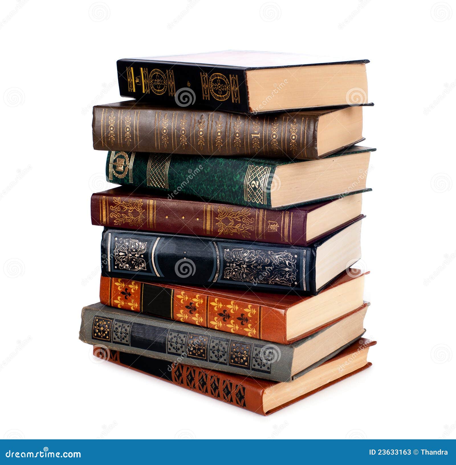 Vecchi libri immagine stock. Immagine di vecchio, classici - 23633163