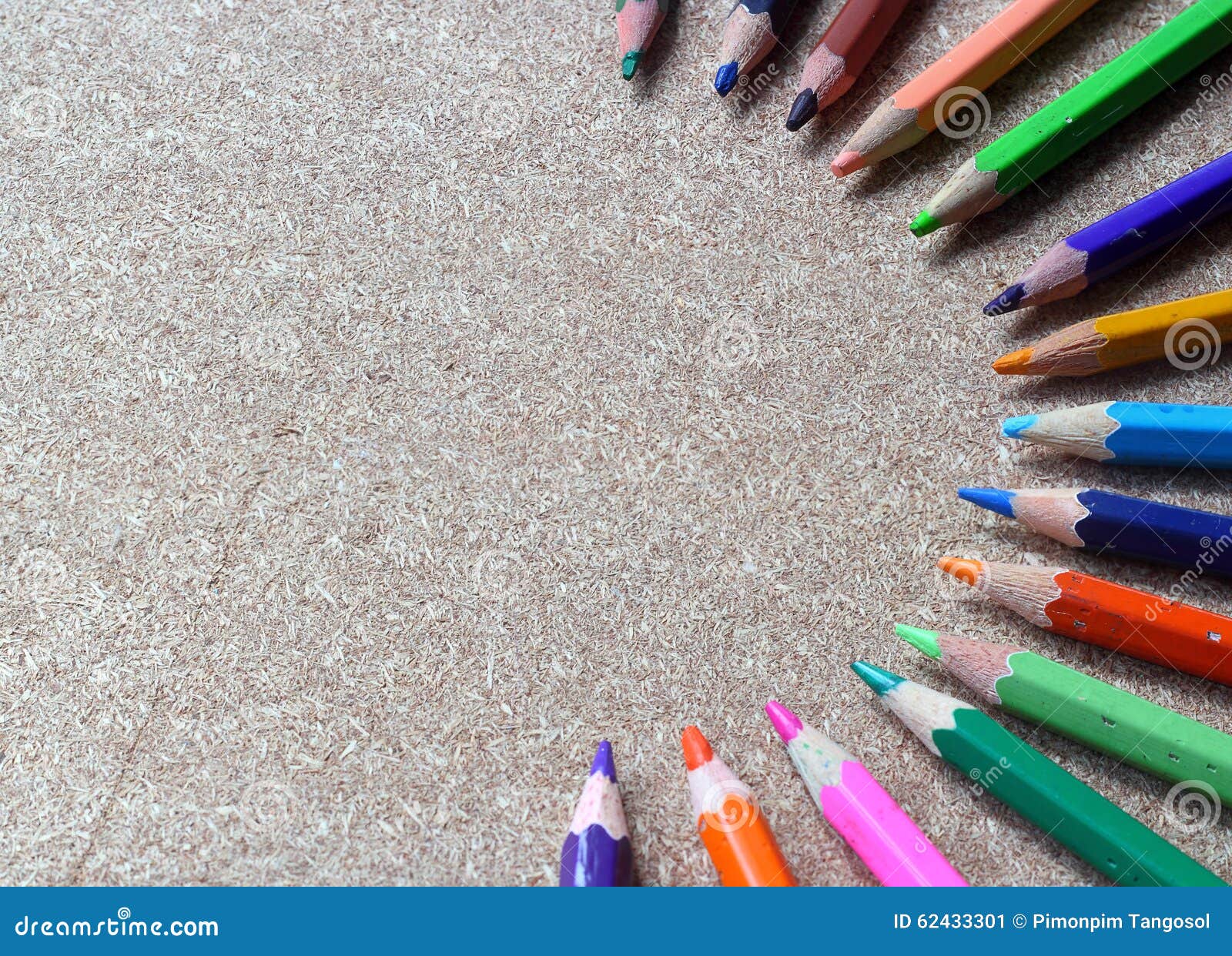 Vecchi Matite O Pastelli Colorati Immagine Stock - Immagine di modello ...