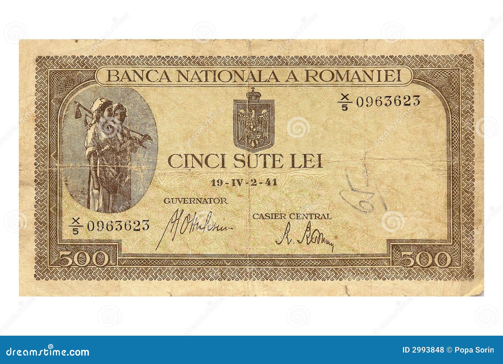 Vecchi soldi rumeni fotografia stock. Immagine di finanza - 2993848