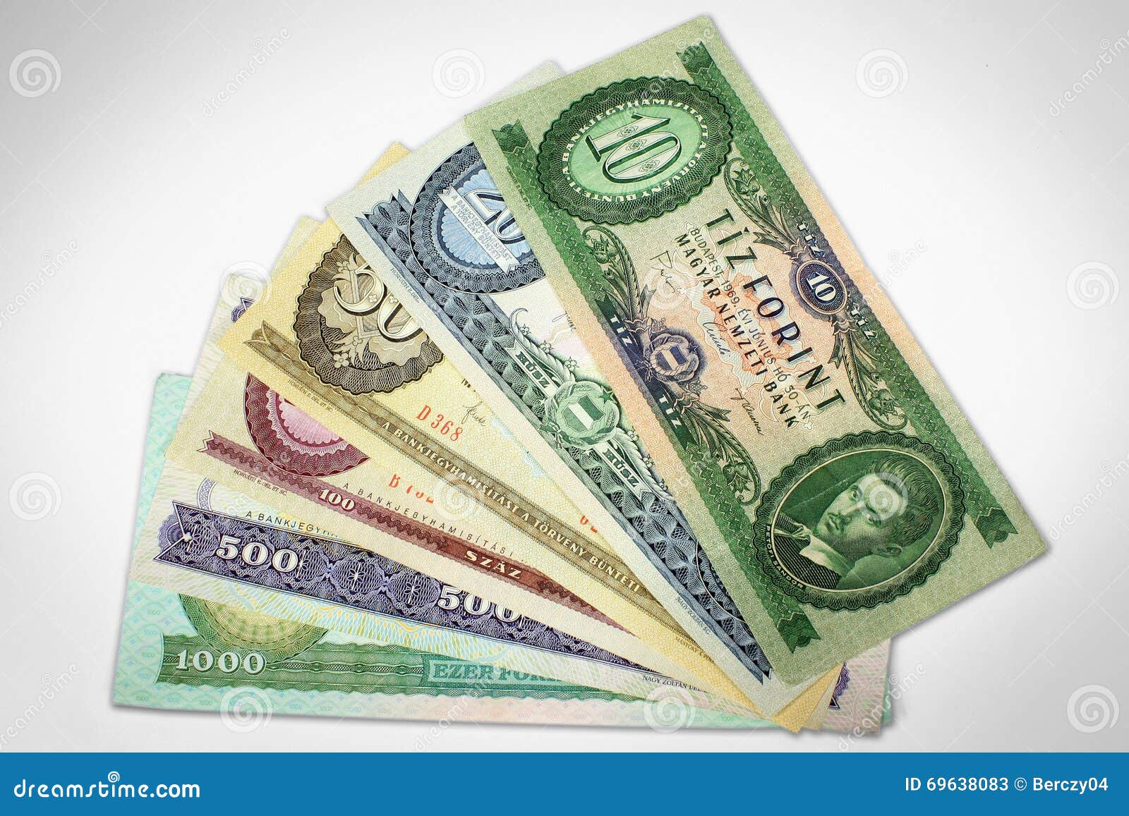 Vecchi soldi ungheresi immagine stock. Immagine di cinquanta - 69638083