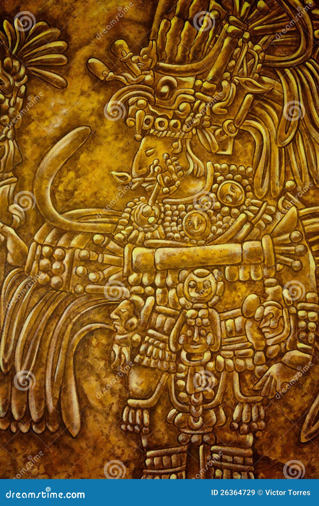 Vecchia arte Mayan immagine stock. Immagine di immagine - 26364729