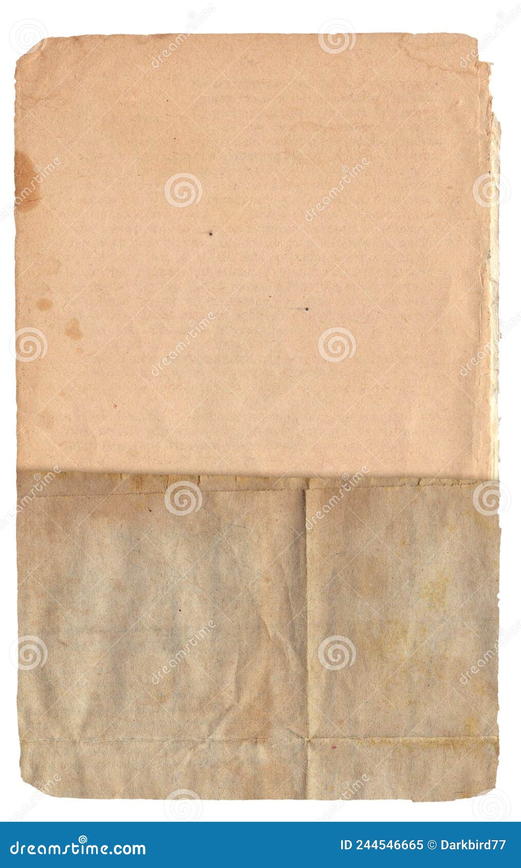 Vecchia Carta Grezza Vintage Con Graffi E Macchie Isolate Immagine ...