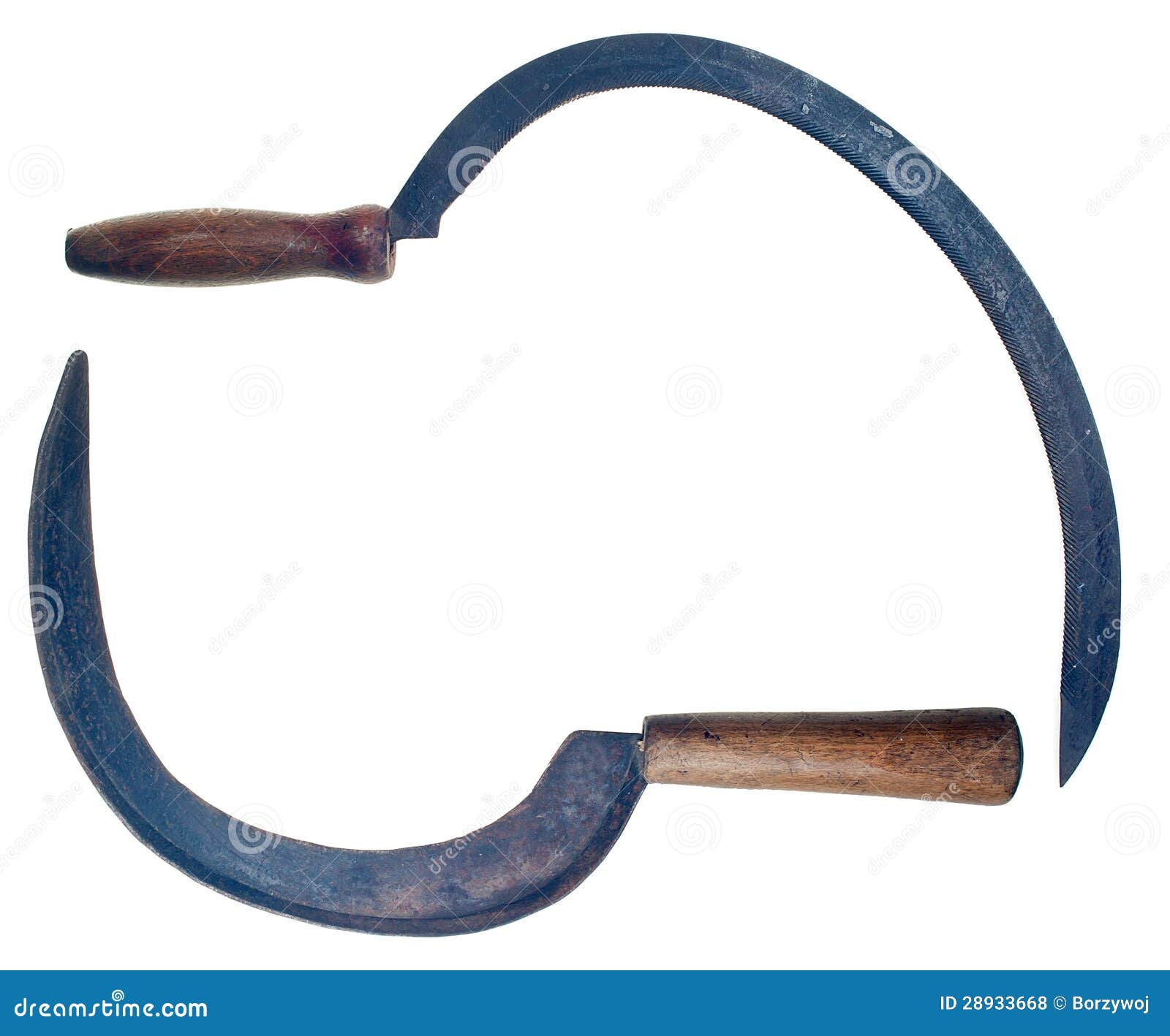 Vecchia falce fotografia stock. Immagine di strumento - 28933668
