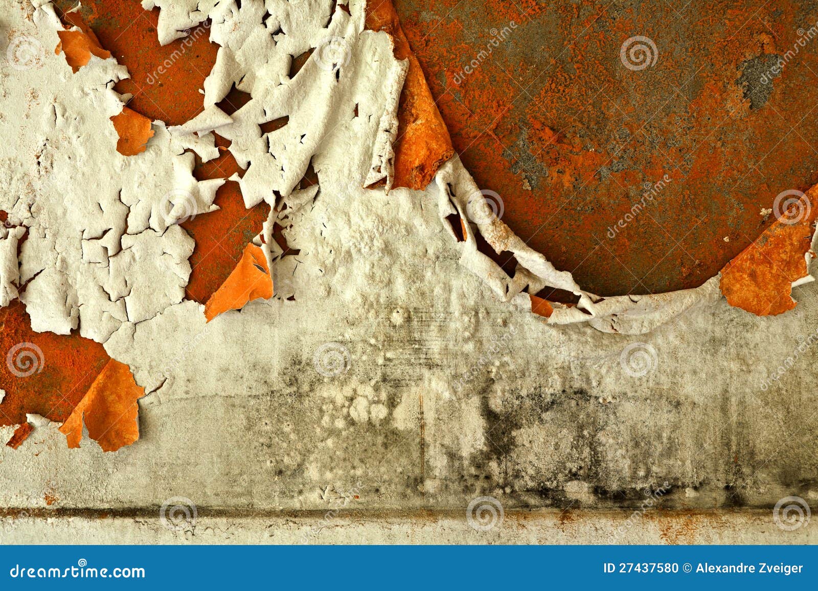 Vecchia parete rovinata fotografia stock. Immagine di rovine - 27437580