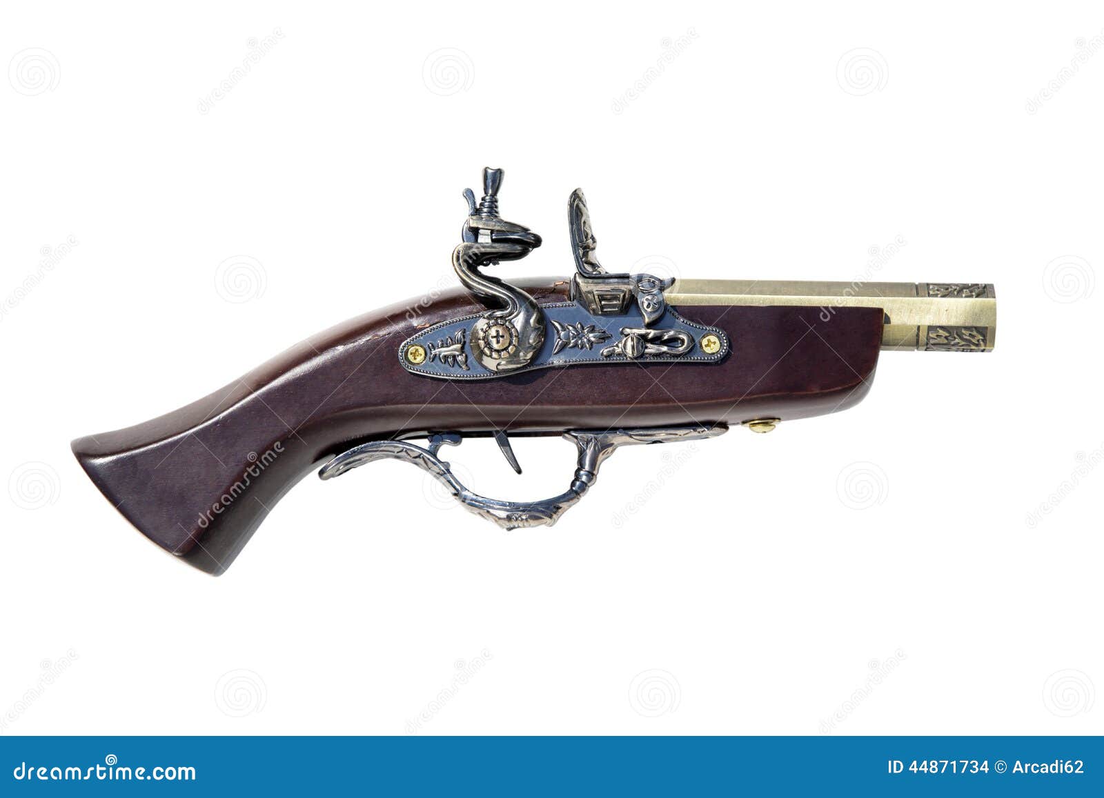 Vecchia Pistola Del Moschetto Copia Fotografia Stock - Immagine di ...