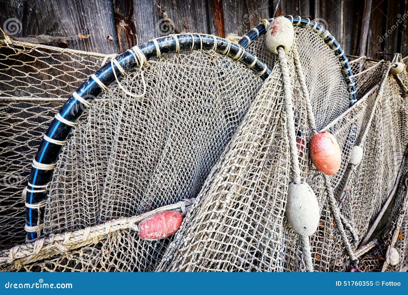 Vecchia rete da pesca immagine stock. Immagine di vita - 51760355