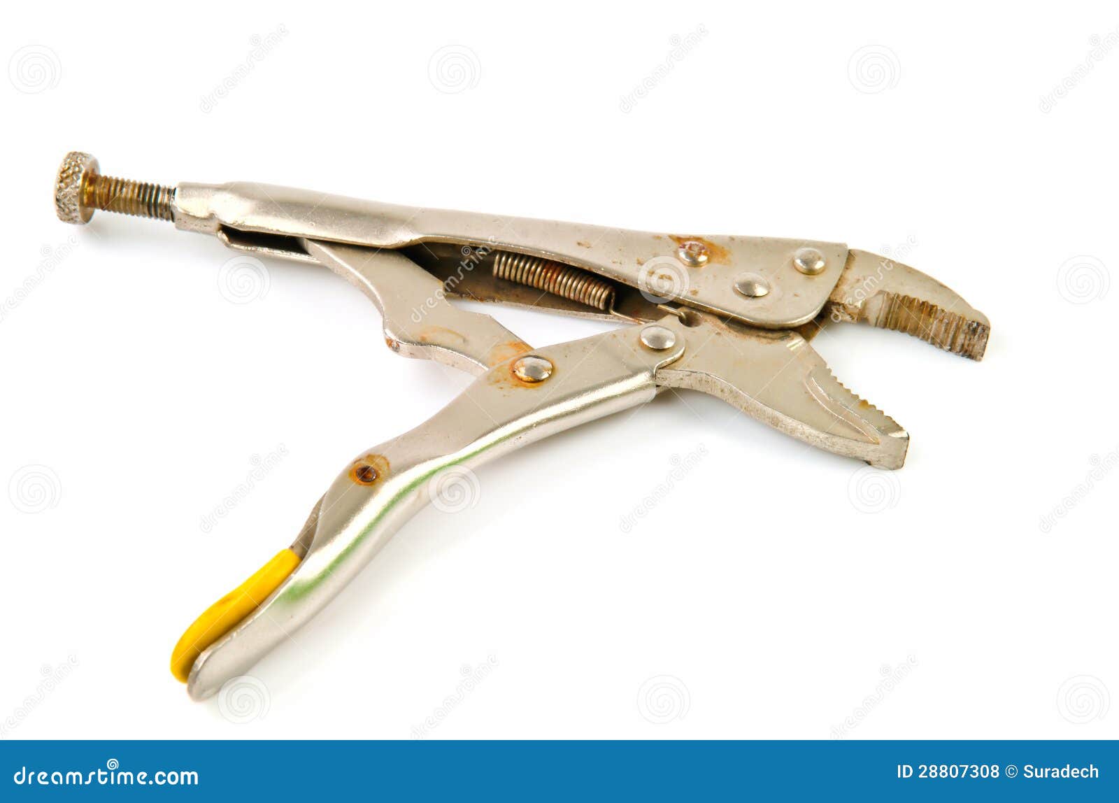 Vecchie Pinze Di Chiusura Del Metallo Fotografia Stock - Immagine di ...