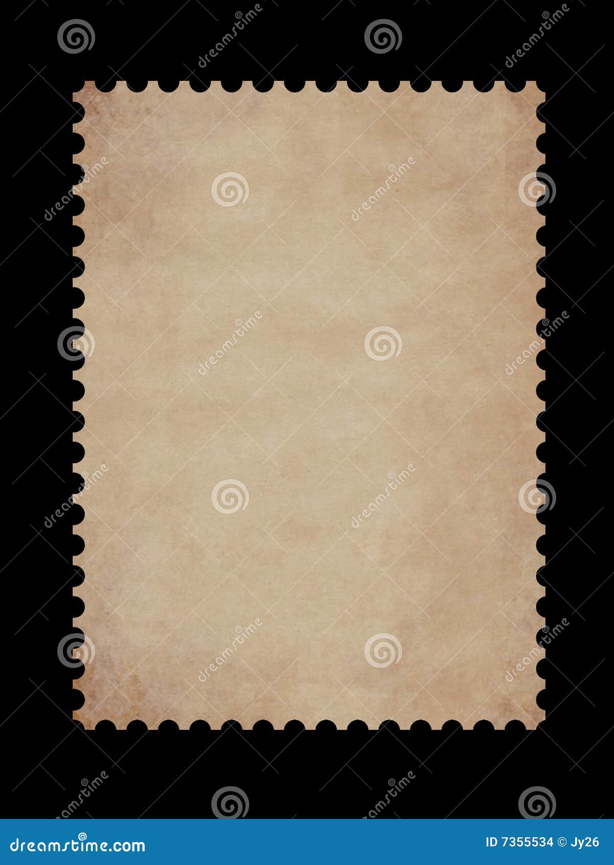 Vecchio Bordo Del Francobollo Illustrazione di Stock - Illustrazione di ...