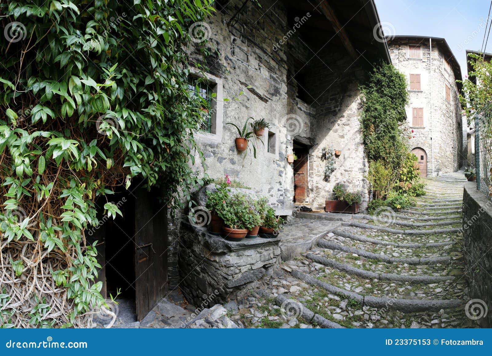 Vecchio borgo stock image. Image of calm, times, summer - 23375153
