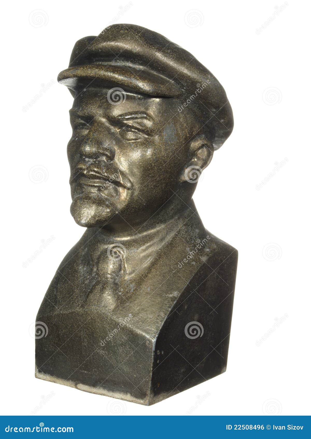 Vecchio Busto Bronze Di Lenin Fotografia Stock - Immagine di famoso ...