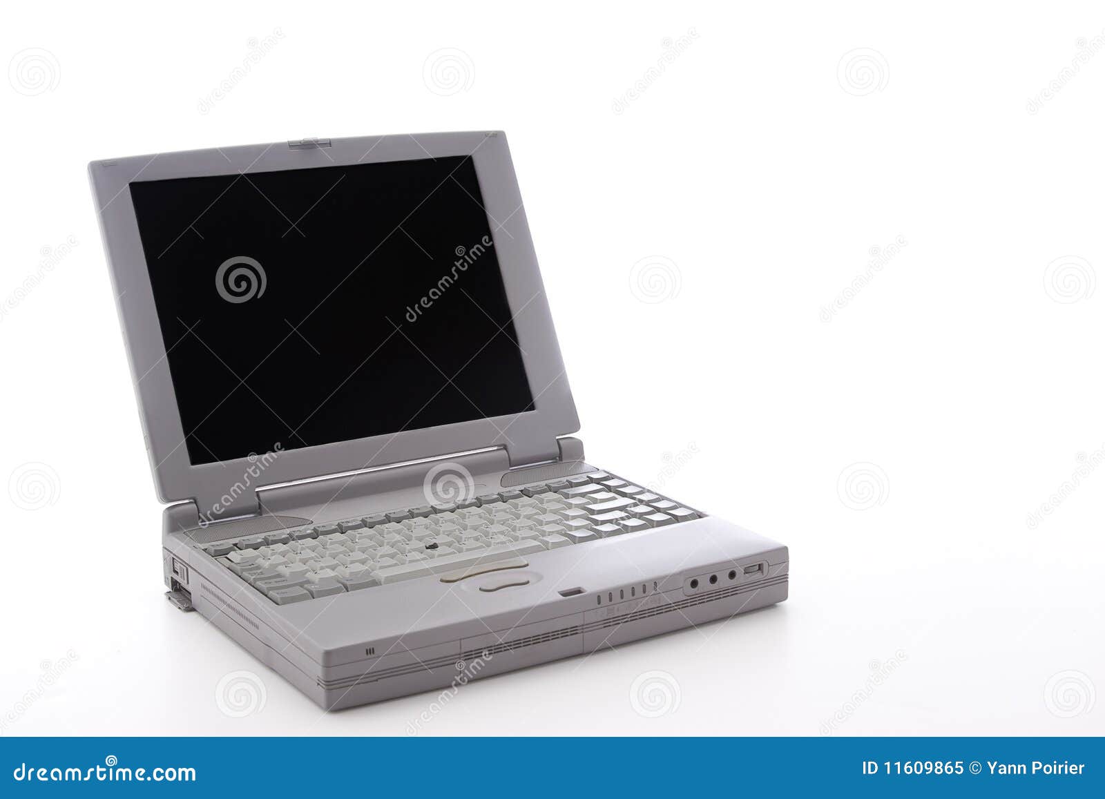 Vecchio computer portatile immagine stock. Immagine di dati - 11609865