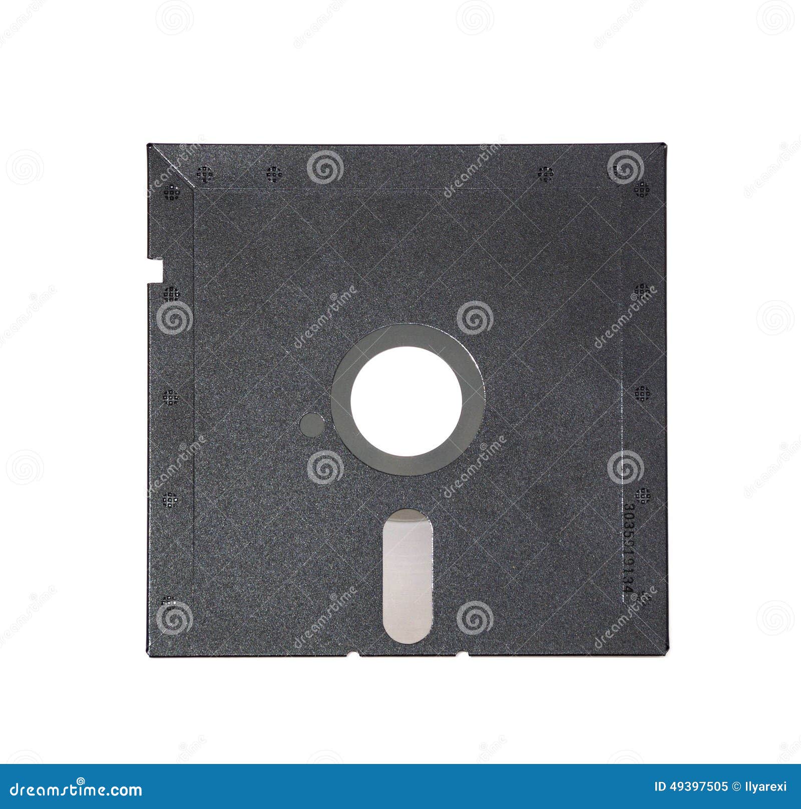 Vecchio Dischetto 5-25 Pollici Su Fondo Bianco Immagine Stock ...