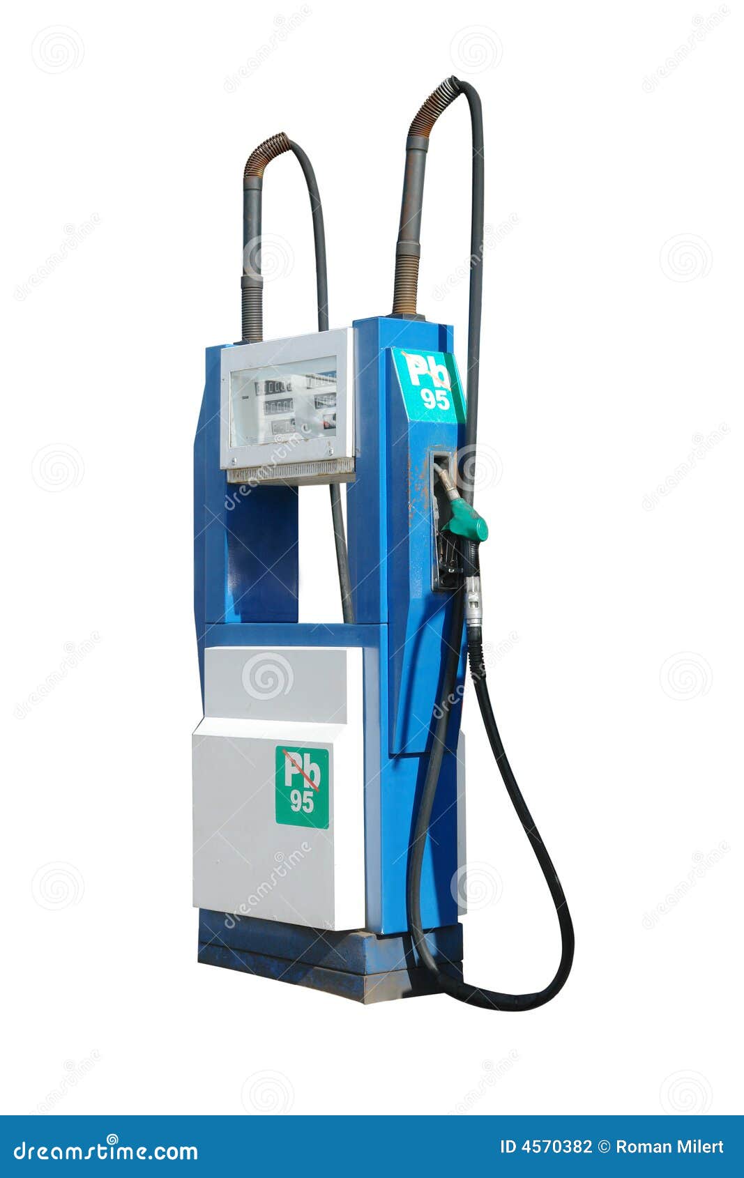 Vecchio Distributore Della Benzina Fotografia Stock - Immagine di ...