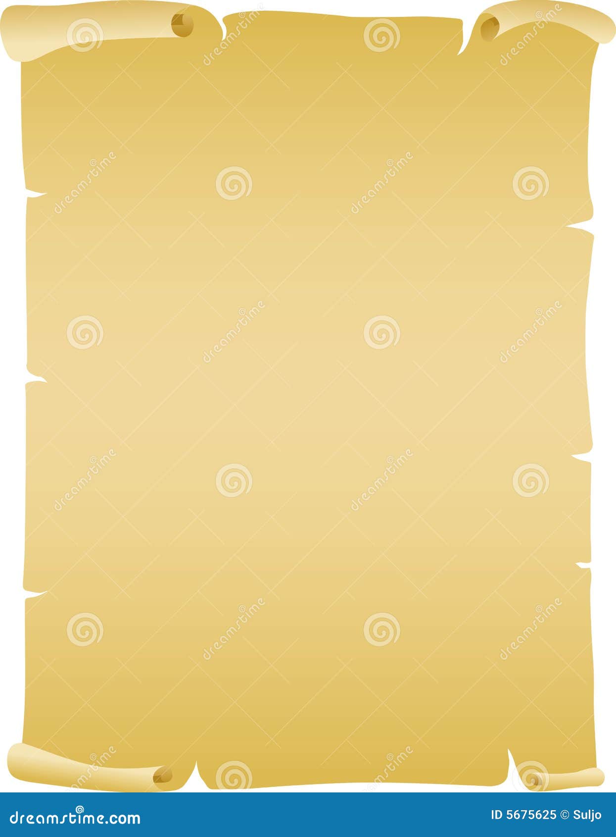 Vecchio documento illustrazione vettoriale. Illustrazione di pagina ...