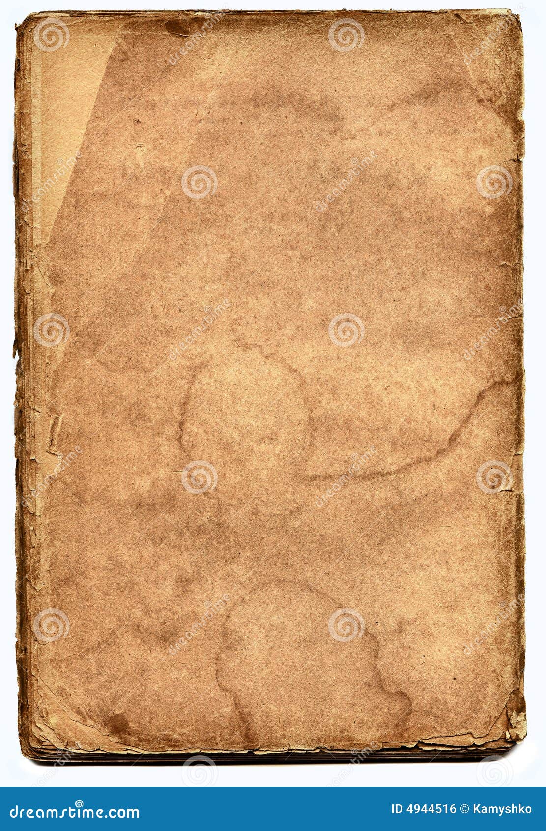 Vecchio Documento Strutturato Con Il Bordo Decrepito. Fotografia Stock ...