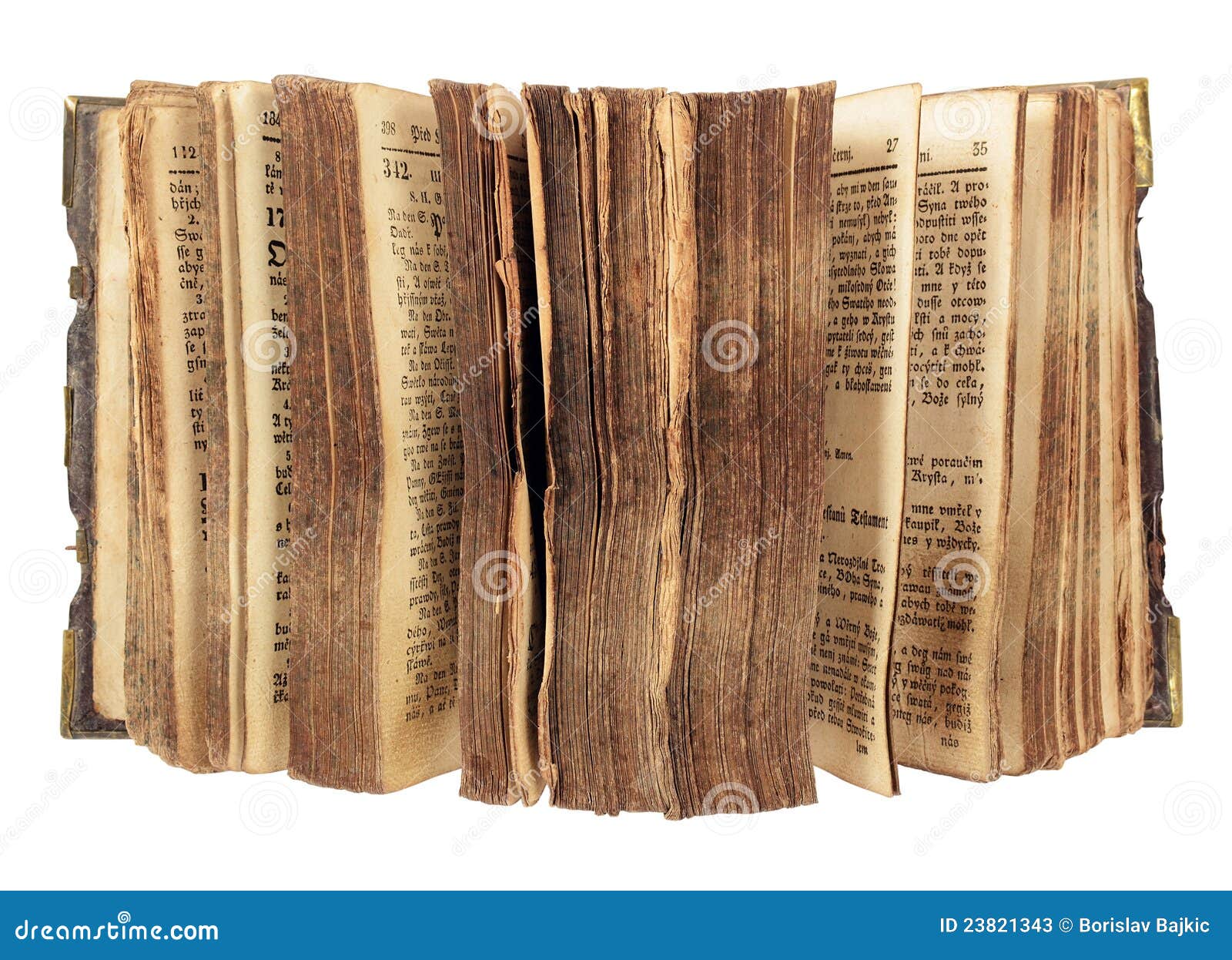 Vecchio Libro Con Le Pagine Aperte Immagine Stock - Immagine di arti ...