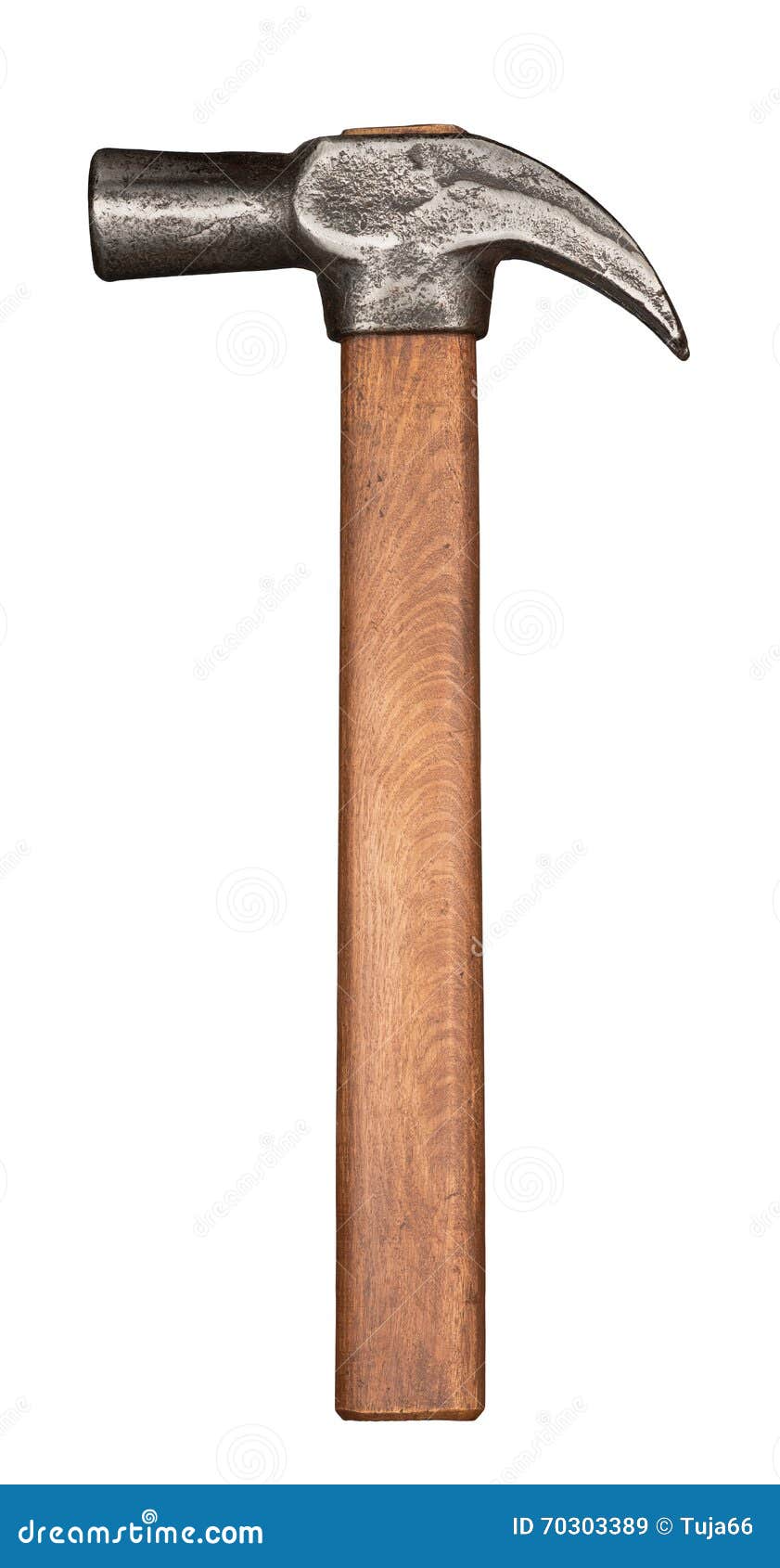 Vecchio martello rustico immagine stock. Immagine di carpentiere - 70303389