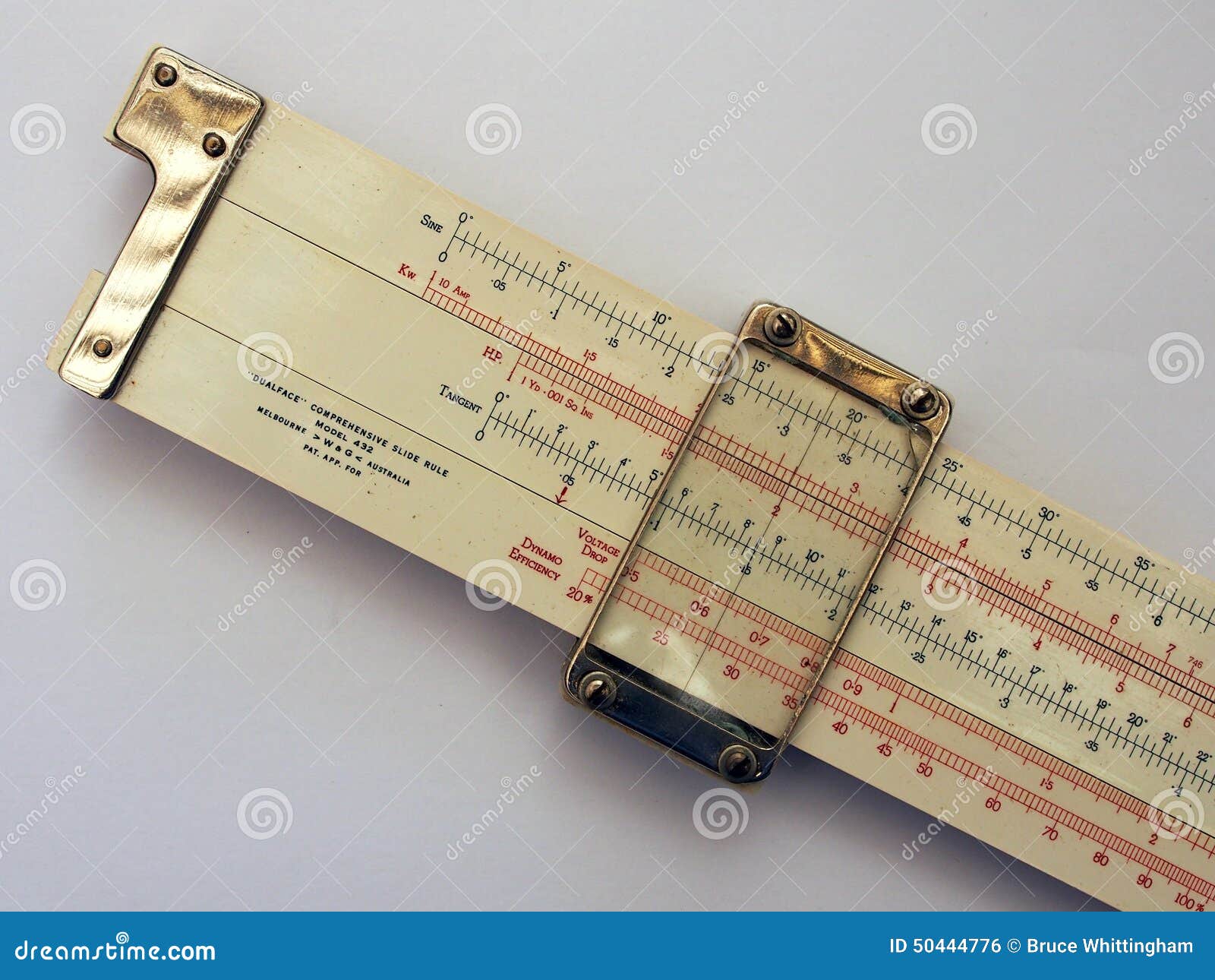 Vecchio regolo calcolatore fotografia editoriale. Immagine di usato ...