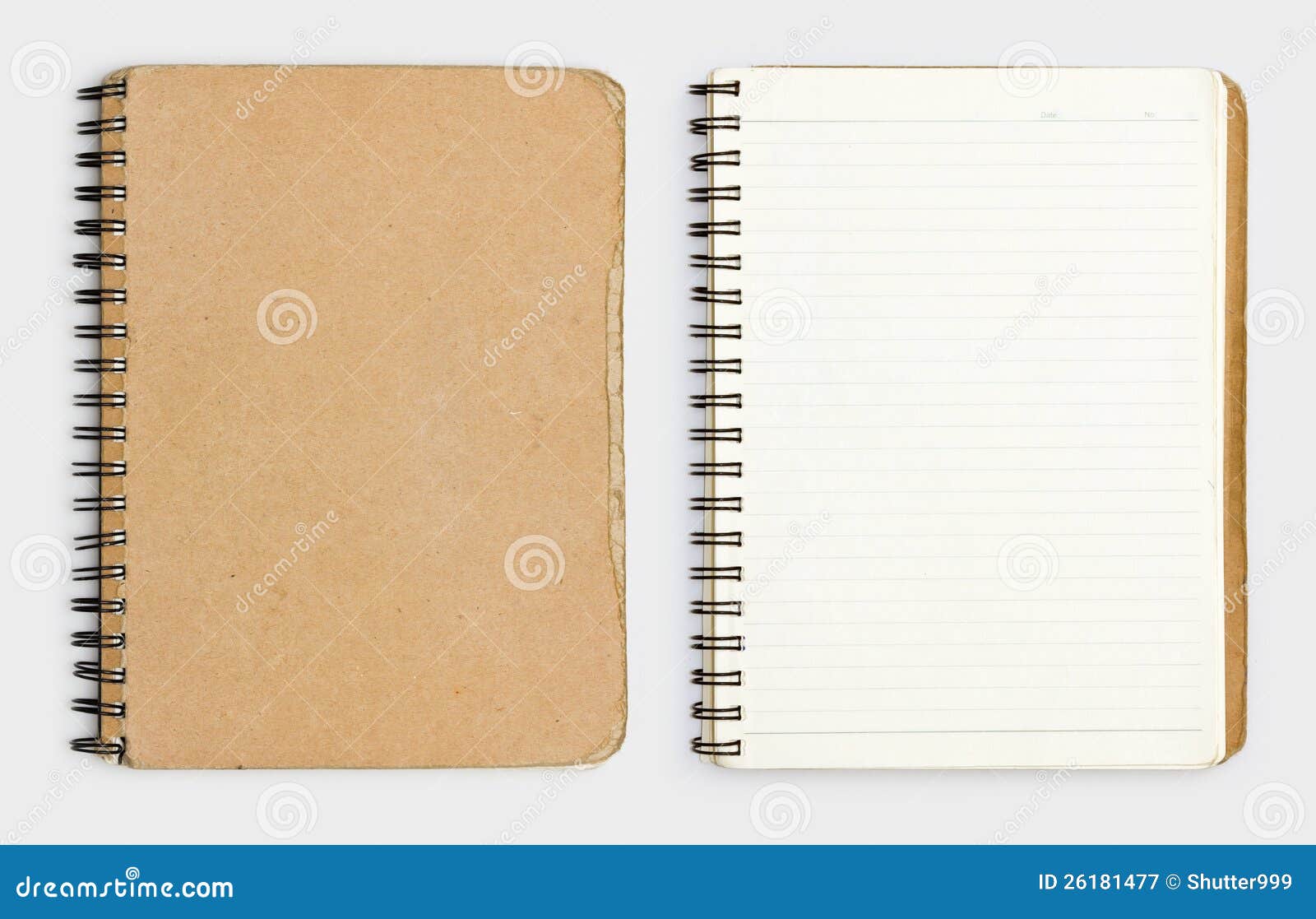 Vecchio taccuino immagine stock. Immagine di arancione - 26181477