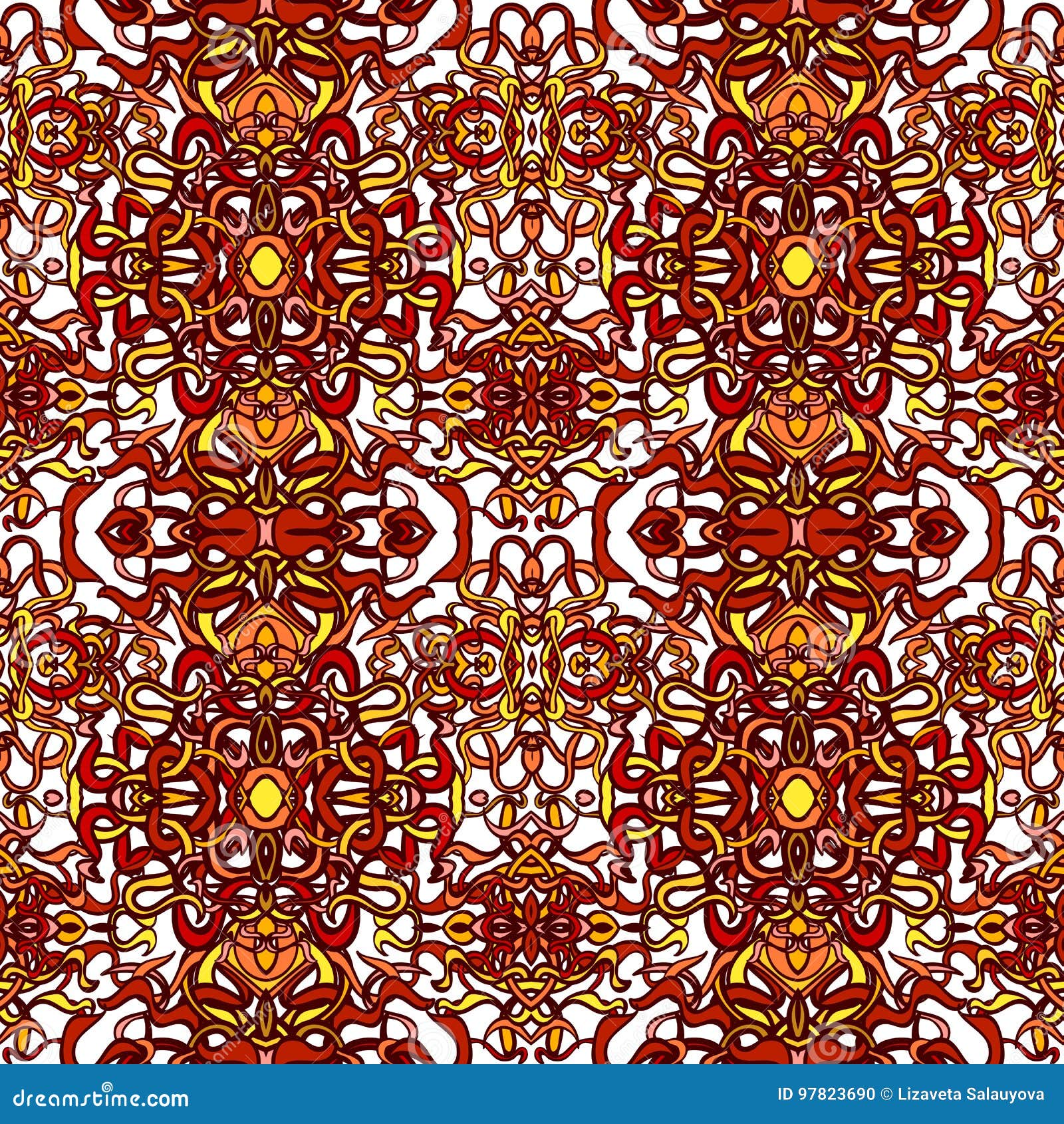 Vecor Colorful Abstract Seamless Pattern Stock Vector - Illustration of ...