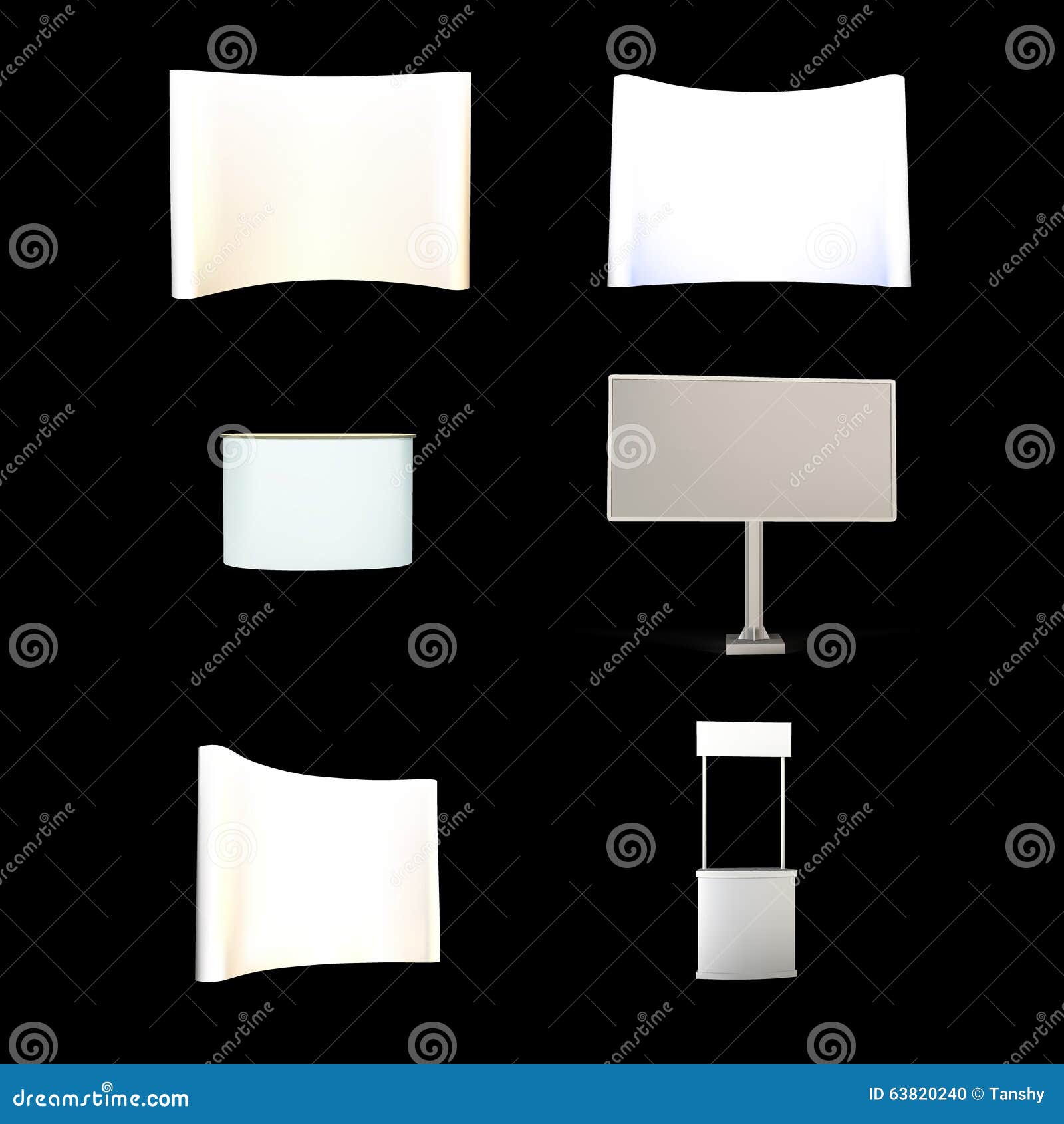 Vecteur Commercial De Support D'exposition Illustration de Vecteur ...